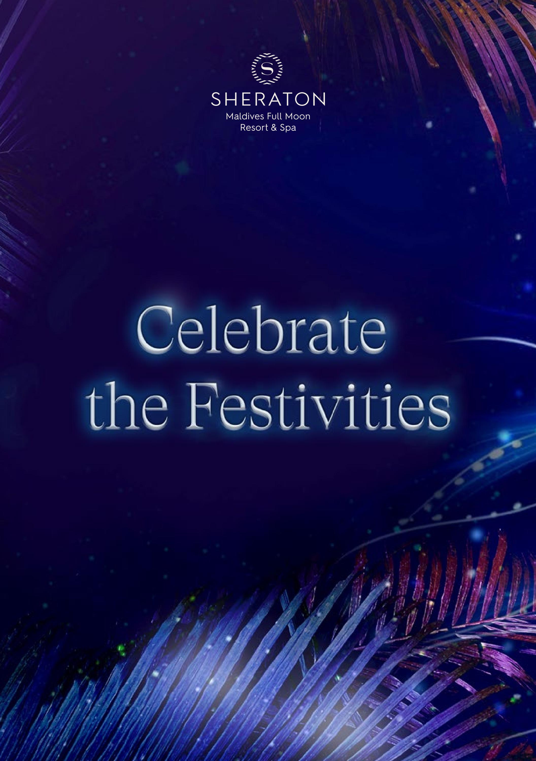 Festive Booklet - Sheraton Maldives by SheratonMaldives - Issuu
