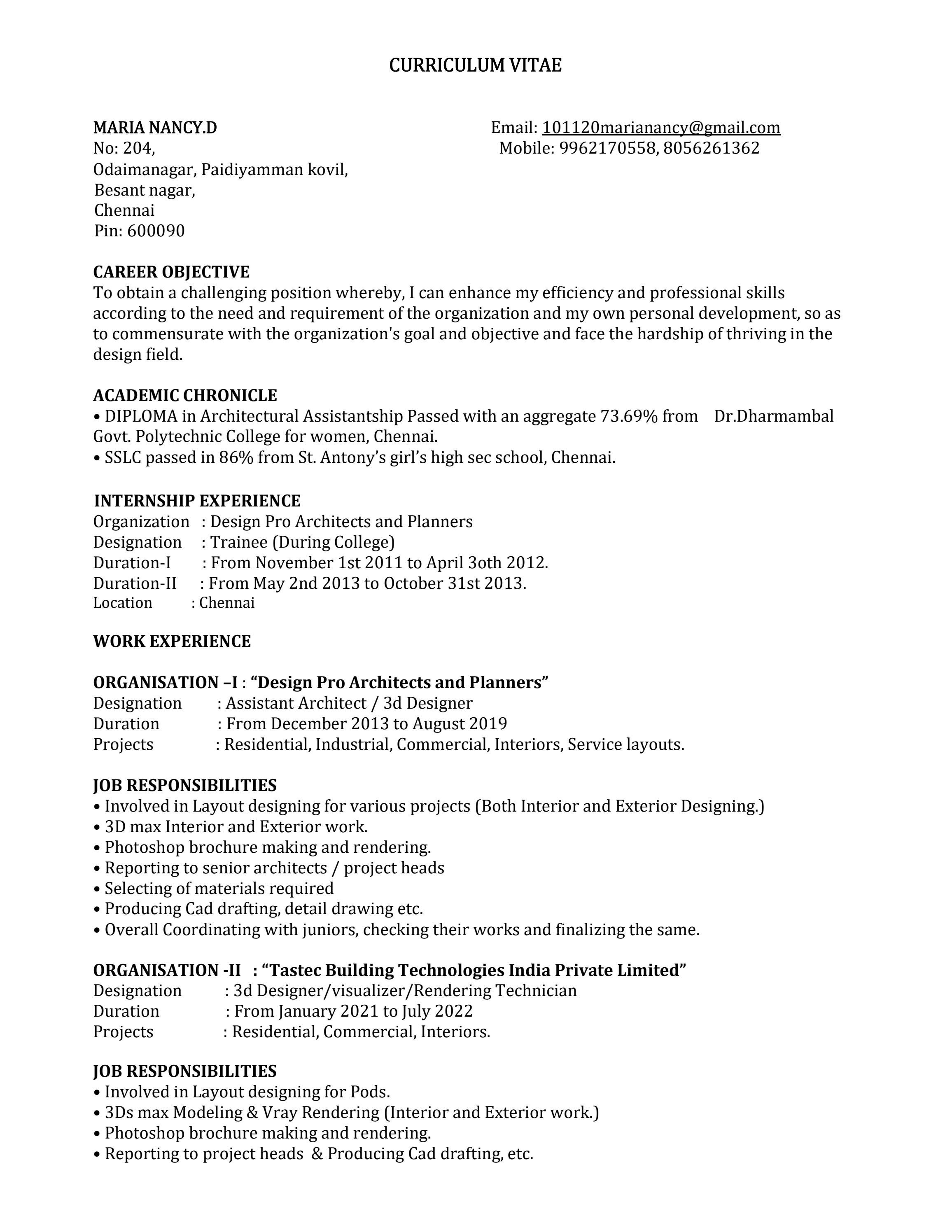 Senior Architectural visualizer/Designer by marianancy021994 - Issuu