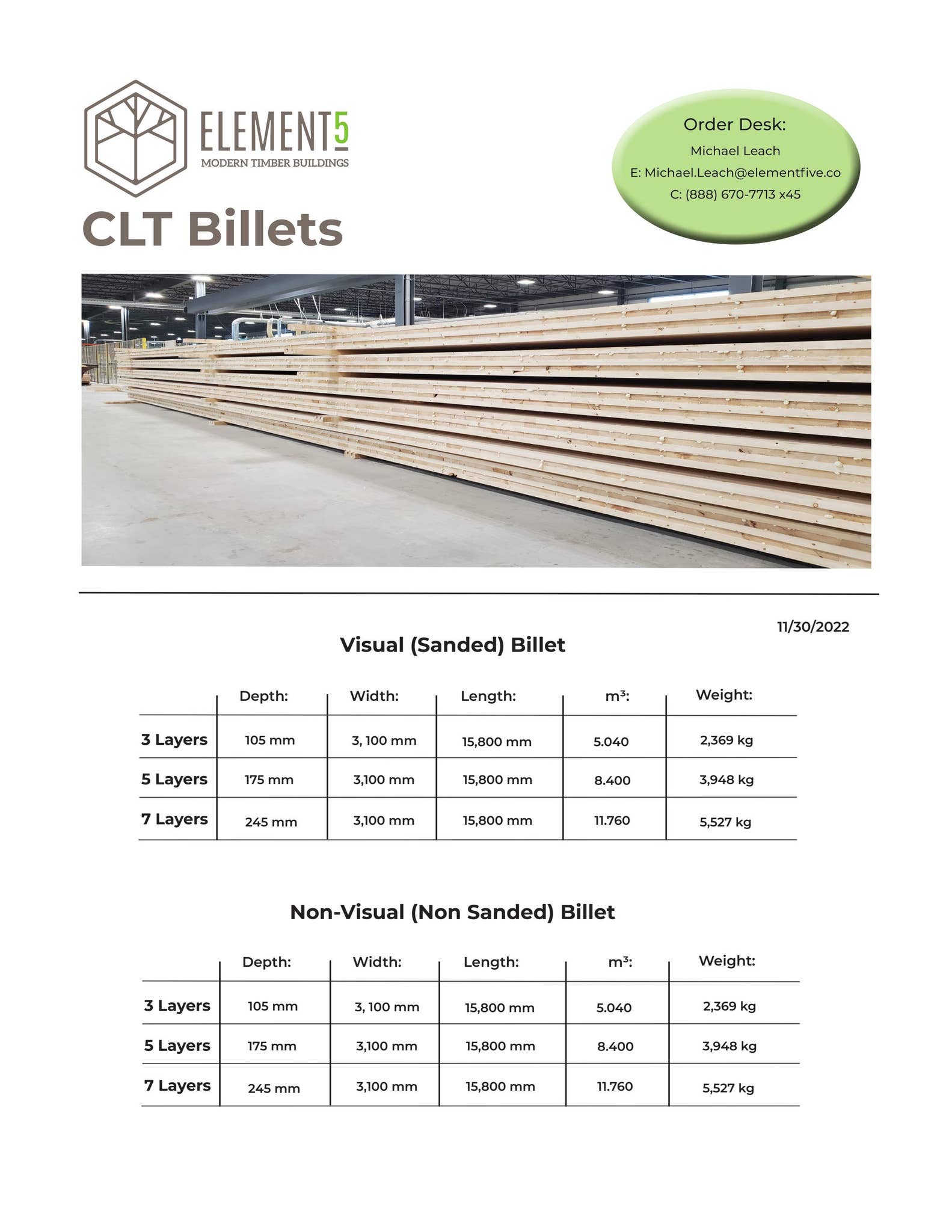 Canadian CLT Billet Profile by Element5 - Issuu