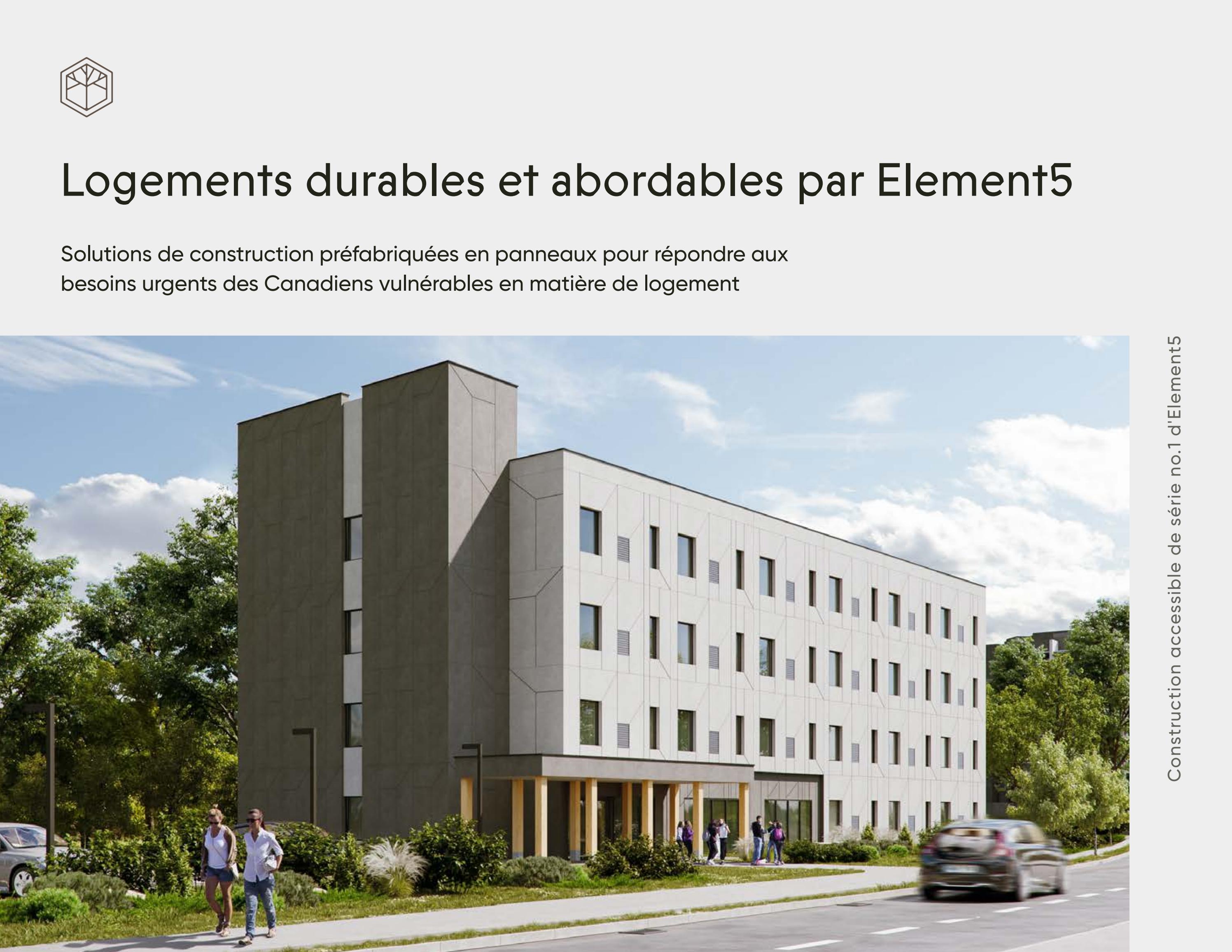 Element5 Sustainable Affordable Housing Brochure Final French by elementfive - Issuu