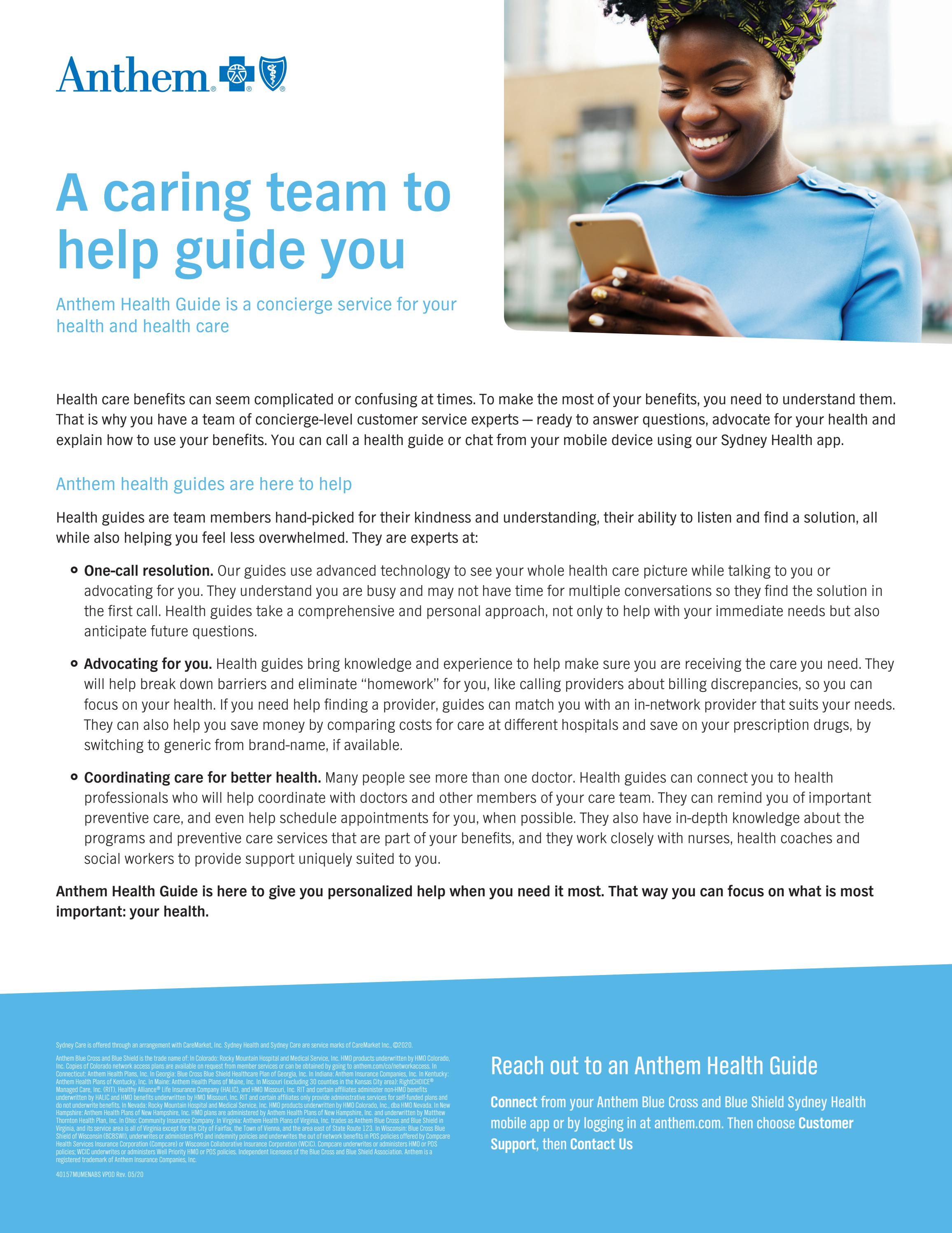 Anthem Health Guide by The MJ Companies - Issuu