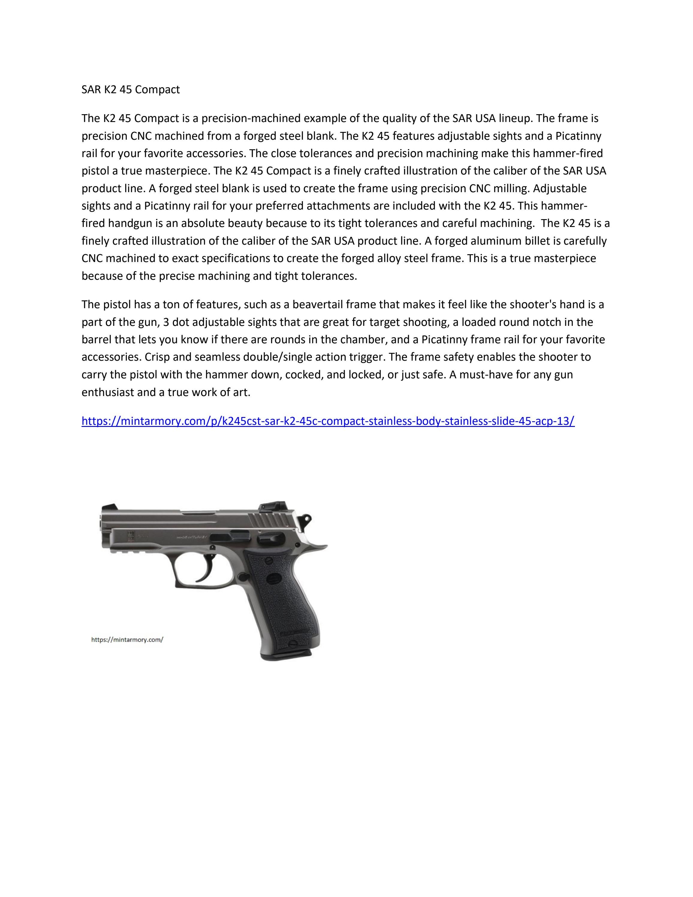 SAR K2 45 Compact by jenny sam - Issuu