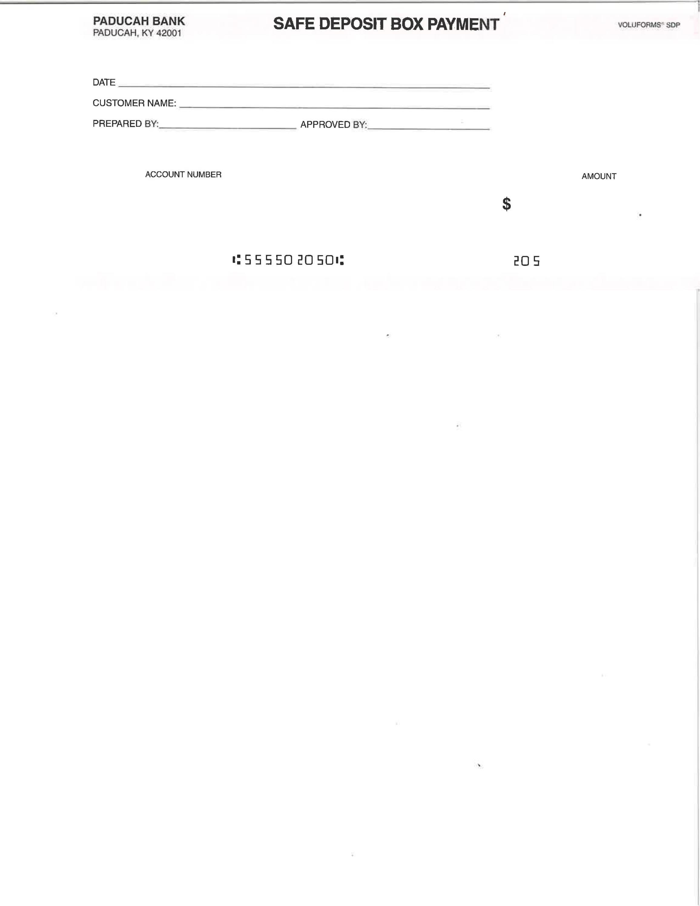 Safe Deposit Box Payment by PaducahBank - Issuu