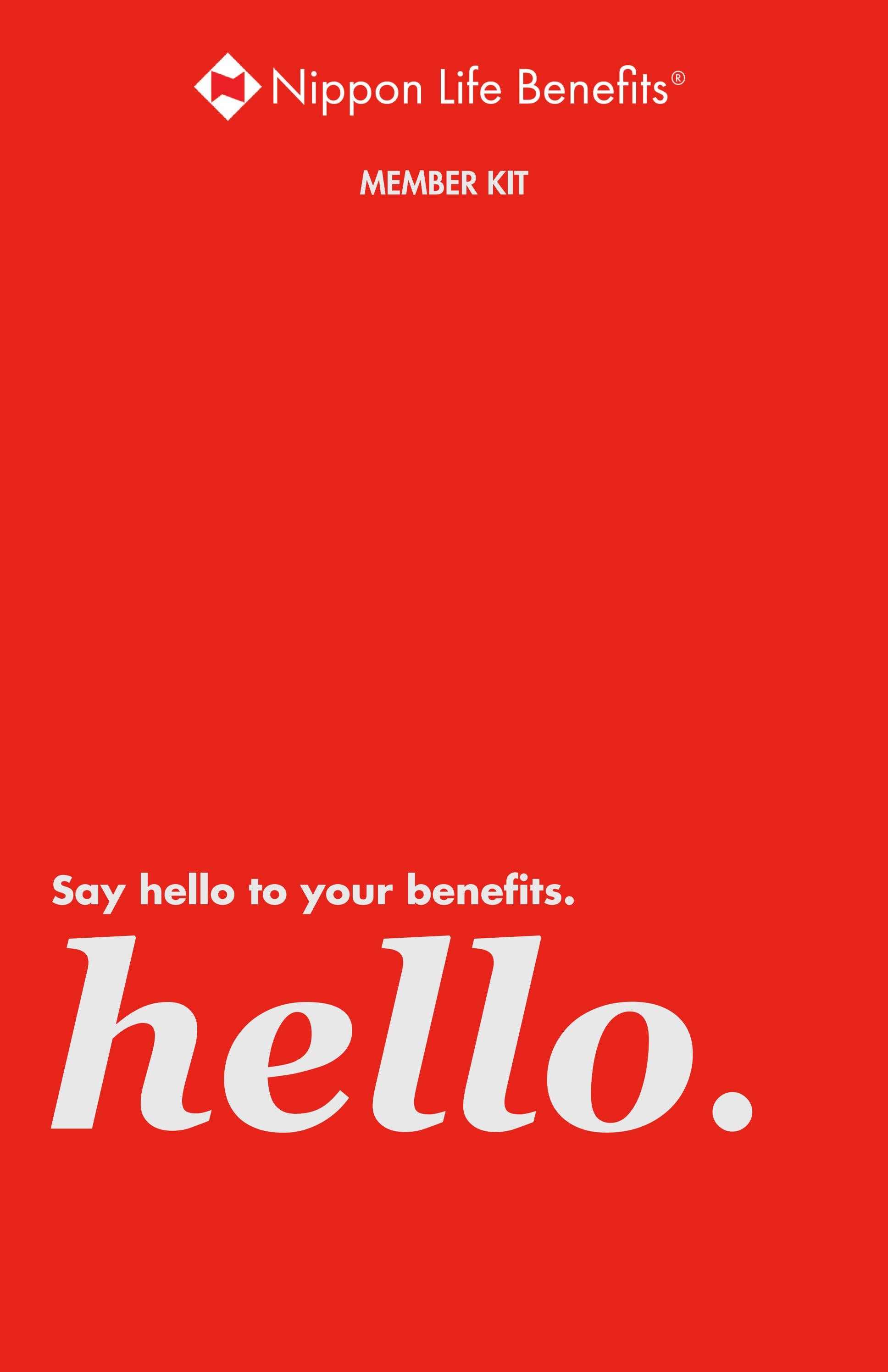 NLB Member Kit-English by Nippon Life Benefits - Issuu