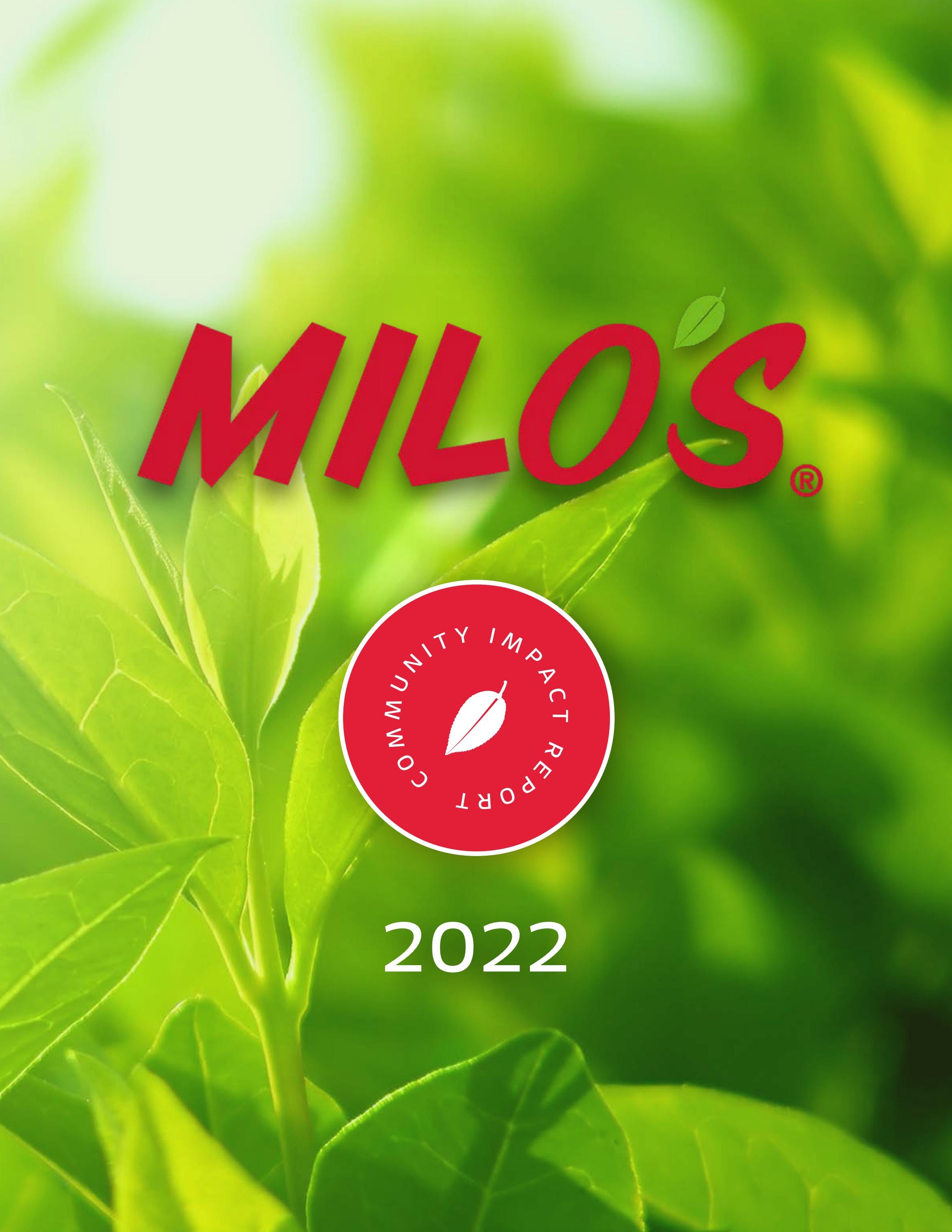 Milo's Community Impact Report by FRED - Issuu