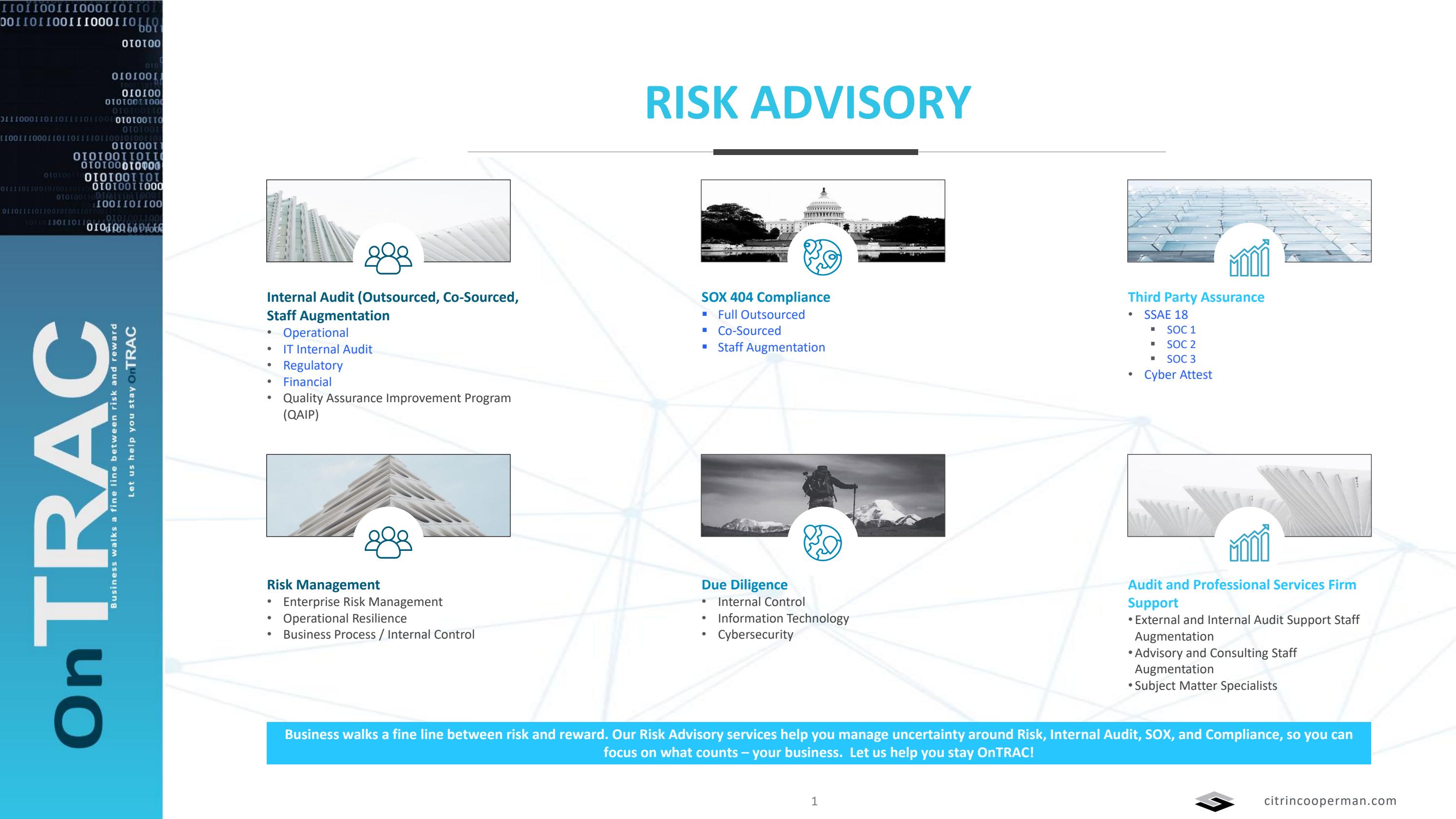 Risk Advisory Services by Citrin Cooperman - Issuu