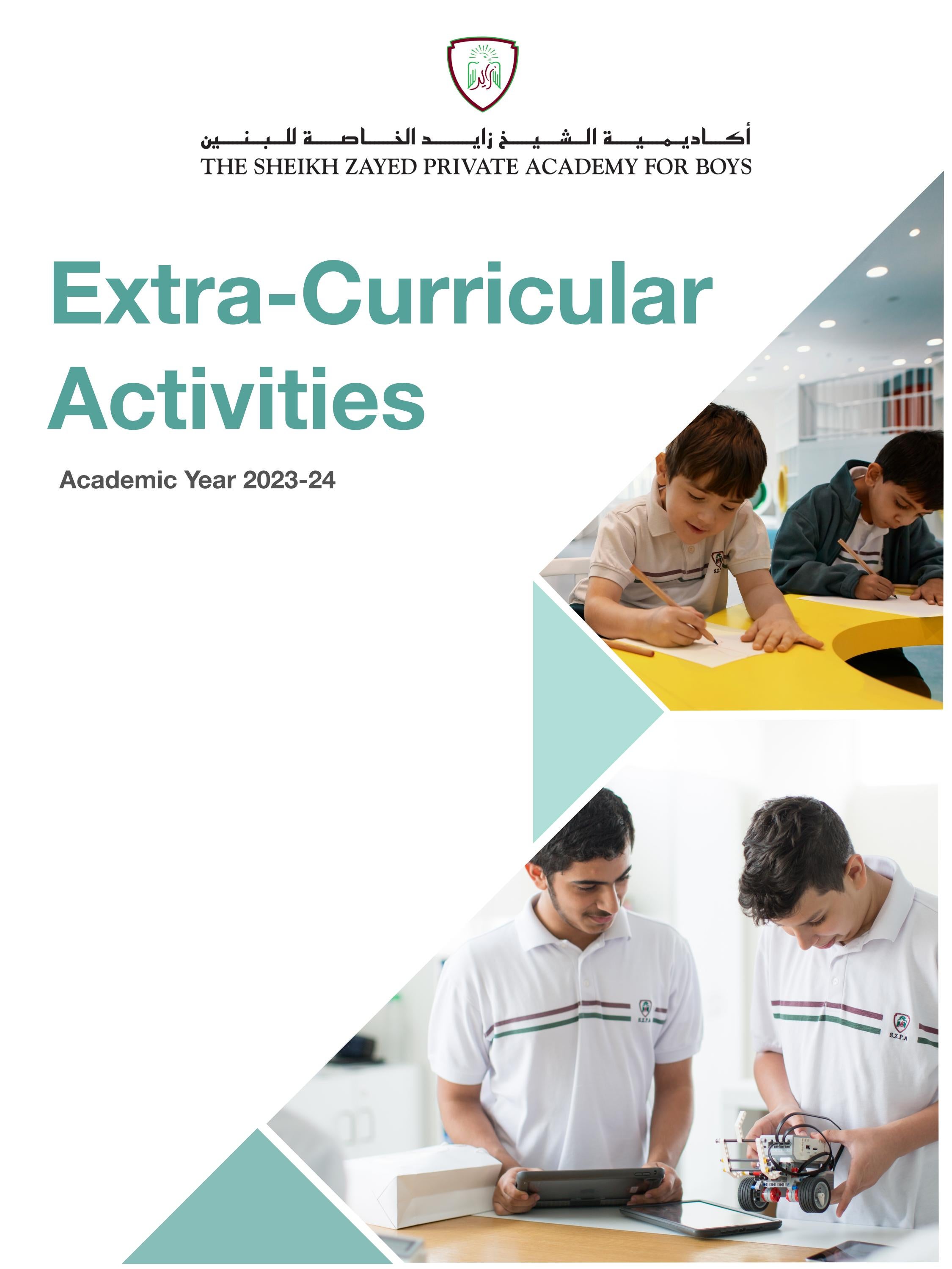 SZPAB ECA Booklet 2023-2024 by The Sheikh Zayed Academy - Issuu