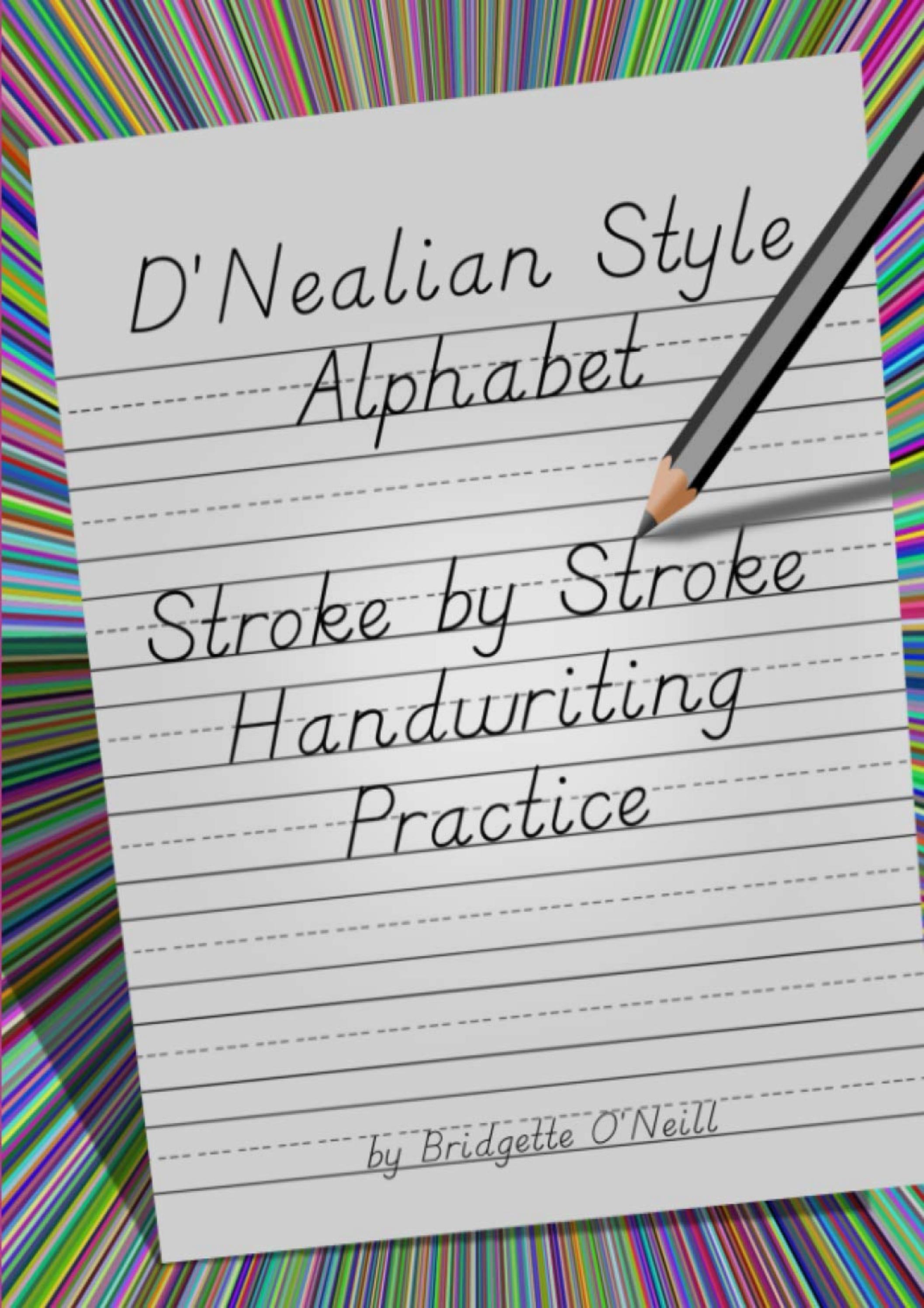 (BOOK)-D'Nealian Style Alphabet: Stroke by Stroke Handwriting Practice ...