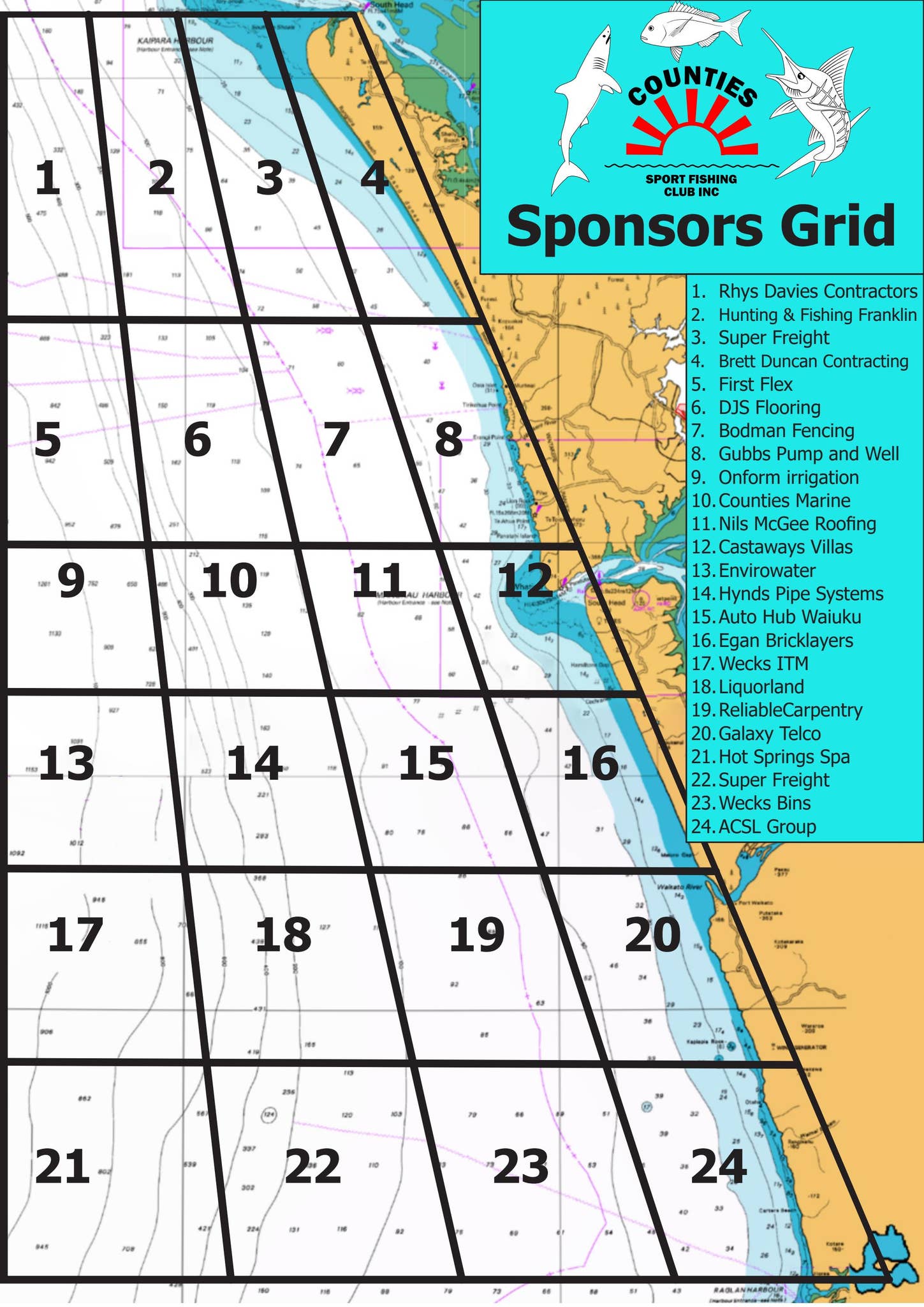 Counties Sport Fishing Club Sponsors Grid by CSFC - Issuu