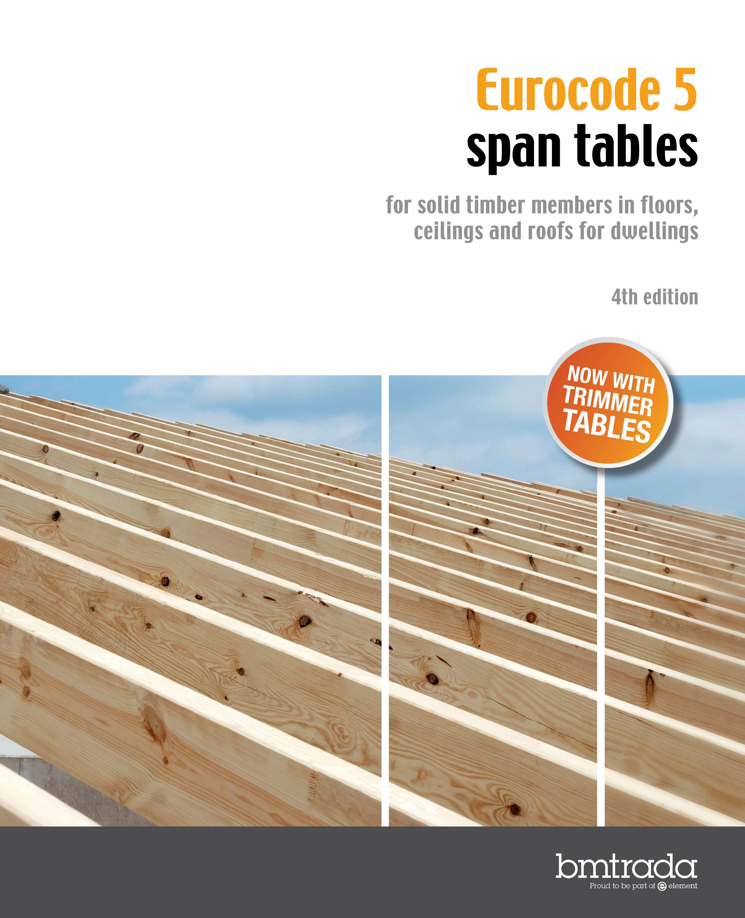Eurocode 5 Span Tables 4th edition Preview by BM TRADA, Element and ...