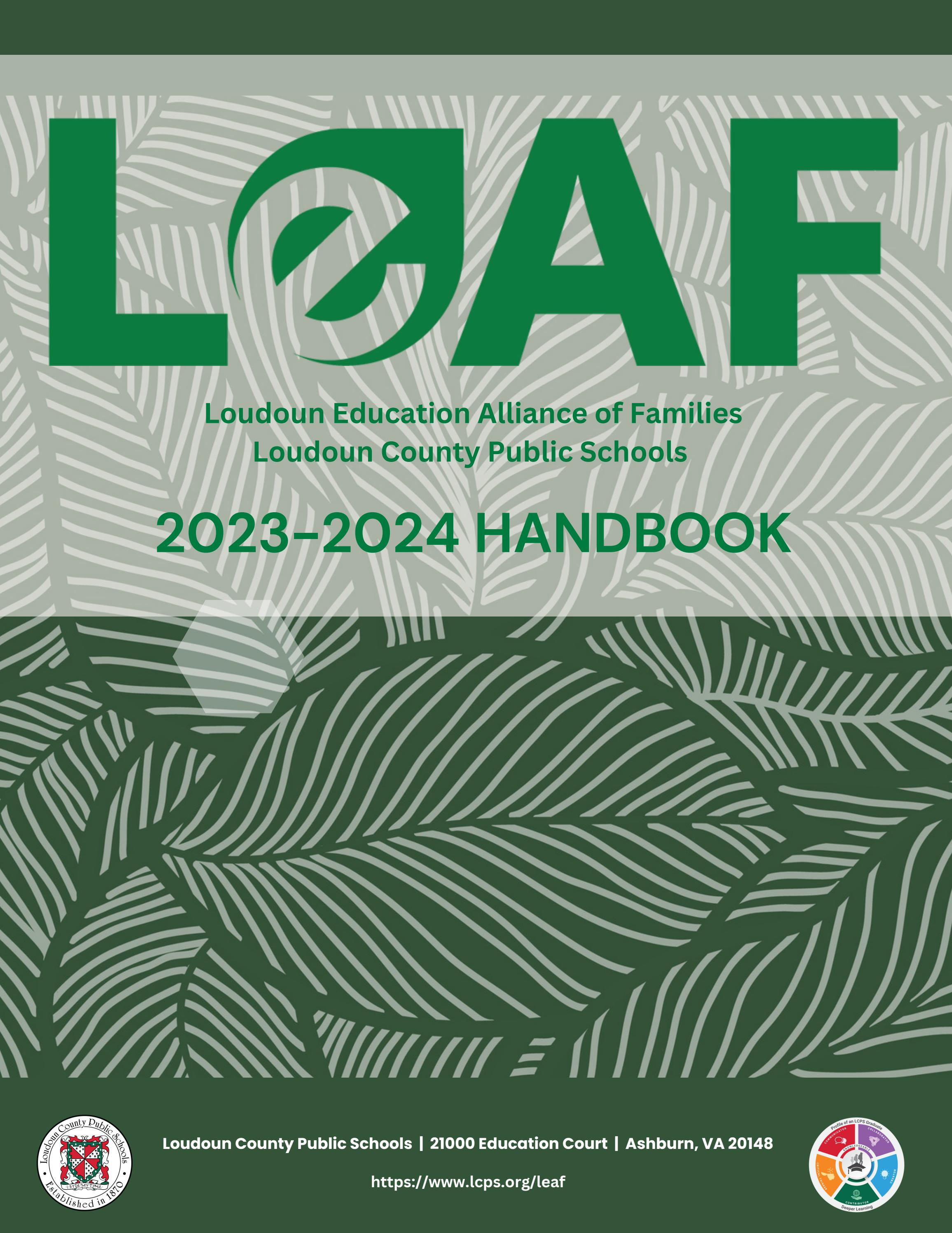 Loudoun Education Alliance of Families (LEAF) Handbook 2023-2024 by ...