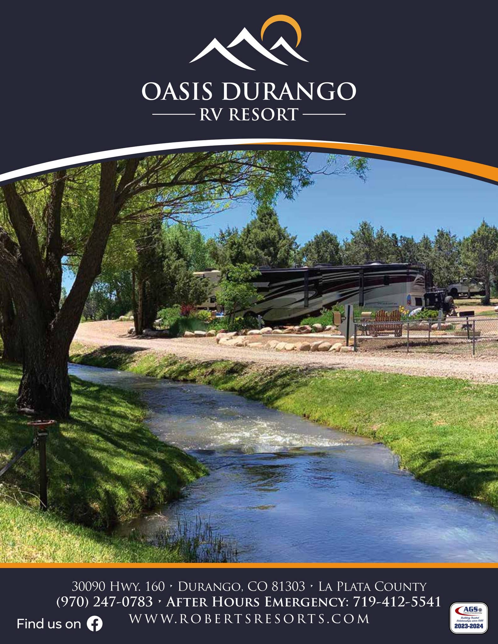 Oasis RV Resort & Cottages-Durango by AGS/Texas Advertising - Issuu