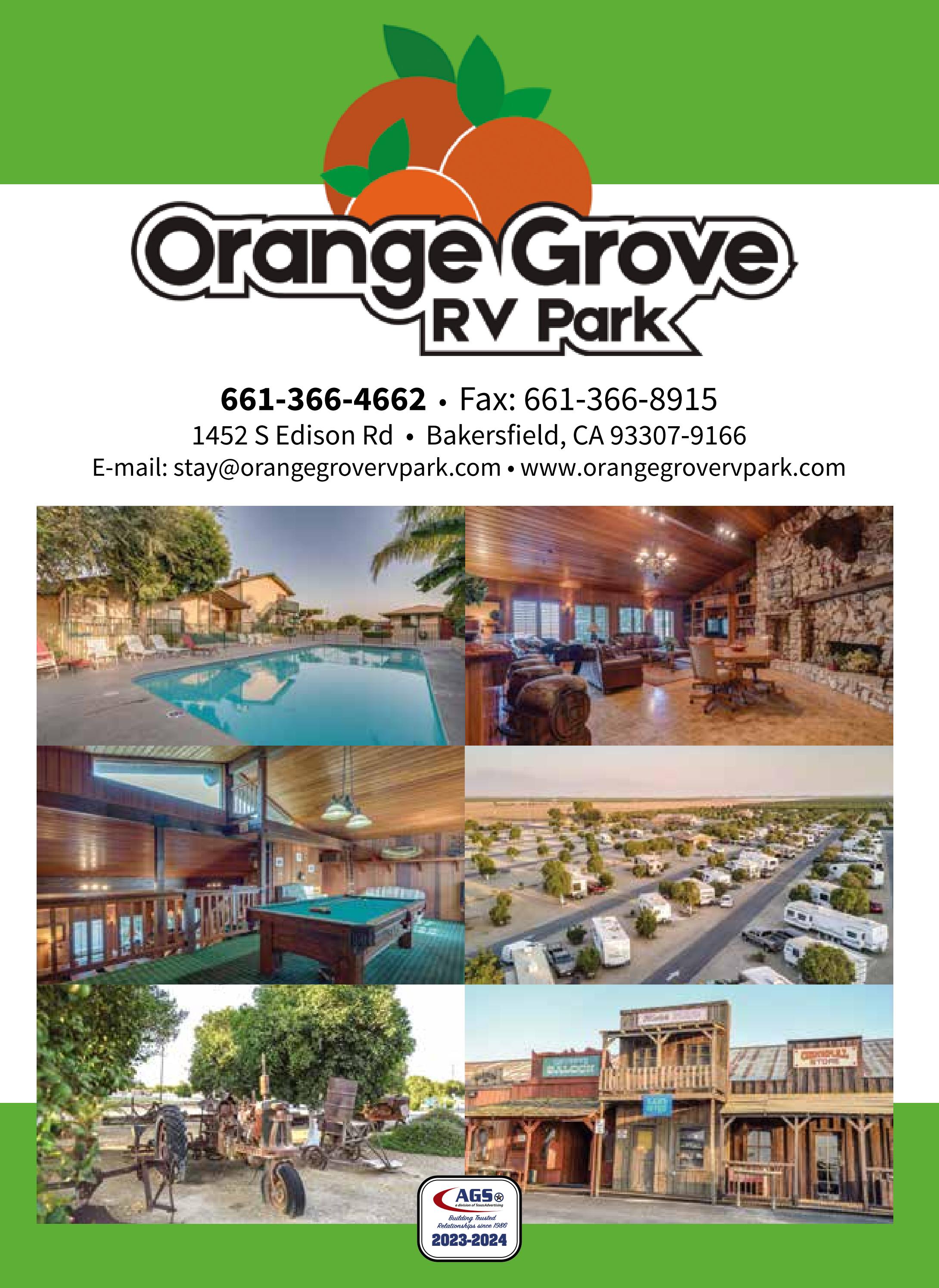 Orange Grove RV Park by AGS/Texas Advertising - Issuu
