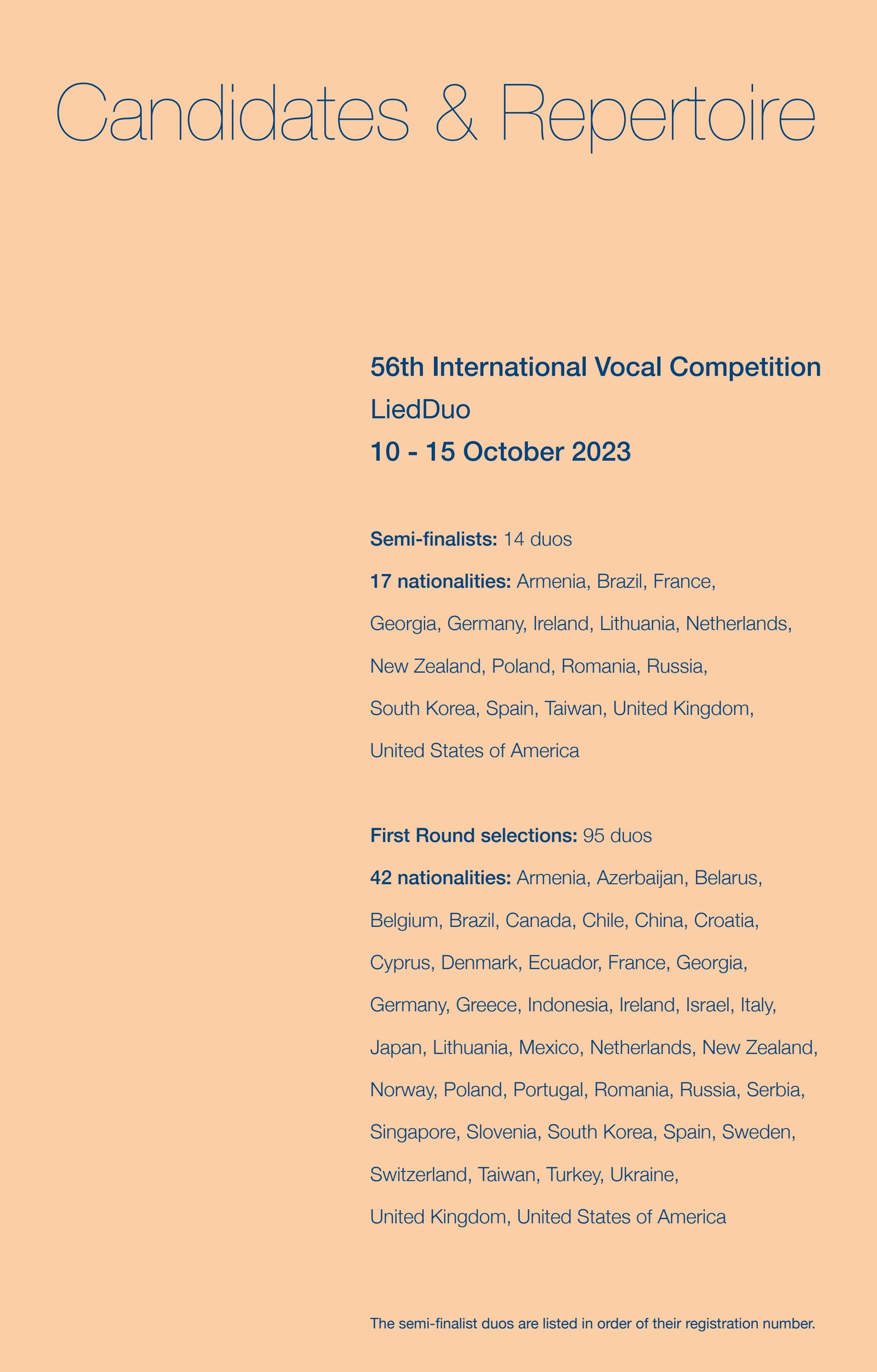 Candidates & Repertoire 56th International Vocal Competition 's ...