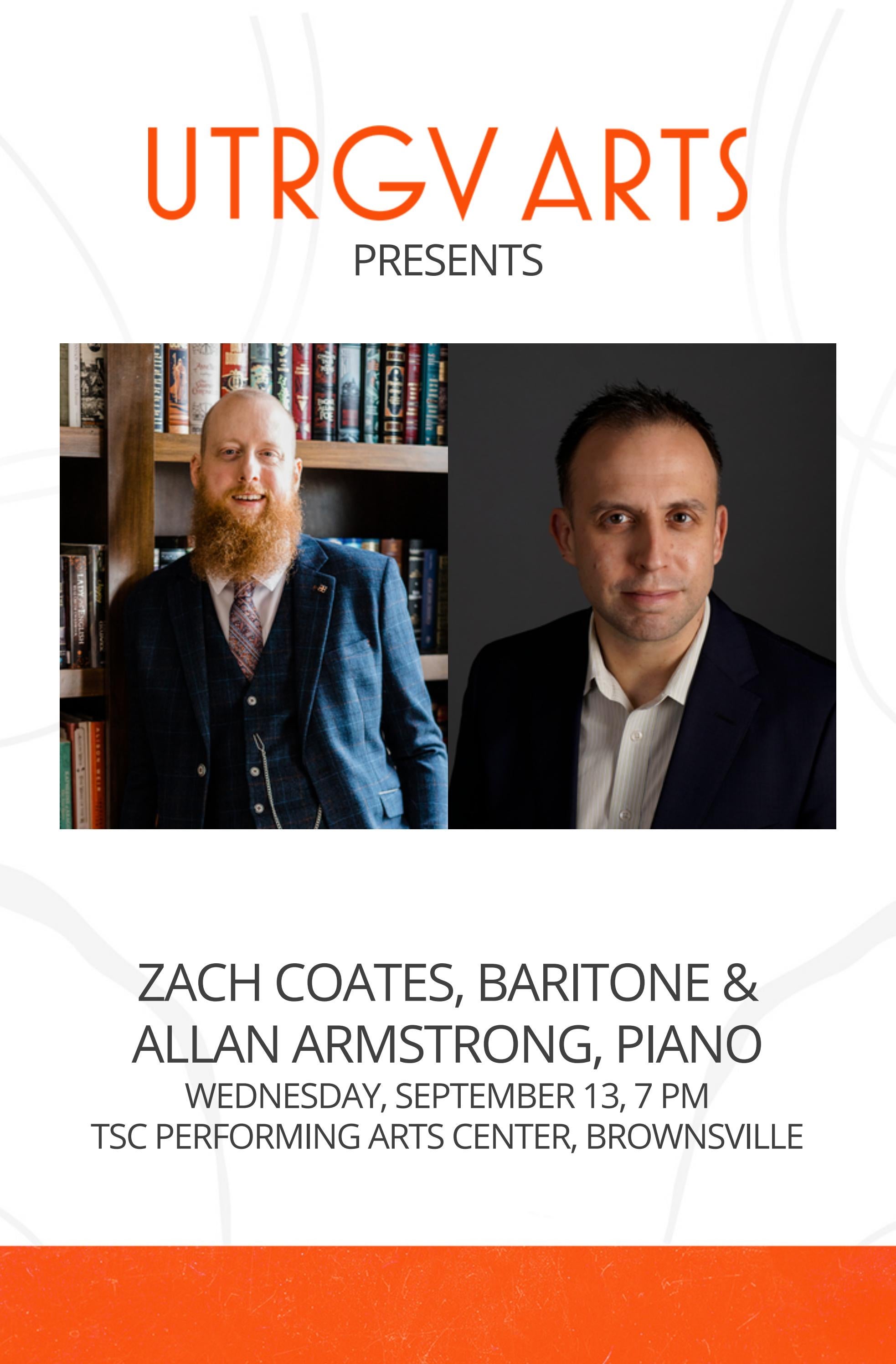 Zach Coates, Baritone and Allan Armstrong, Piano by UTRGVSoM - Issuu