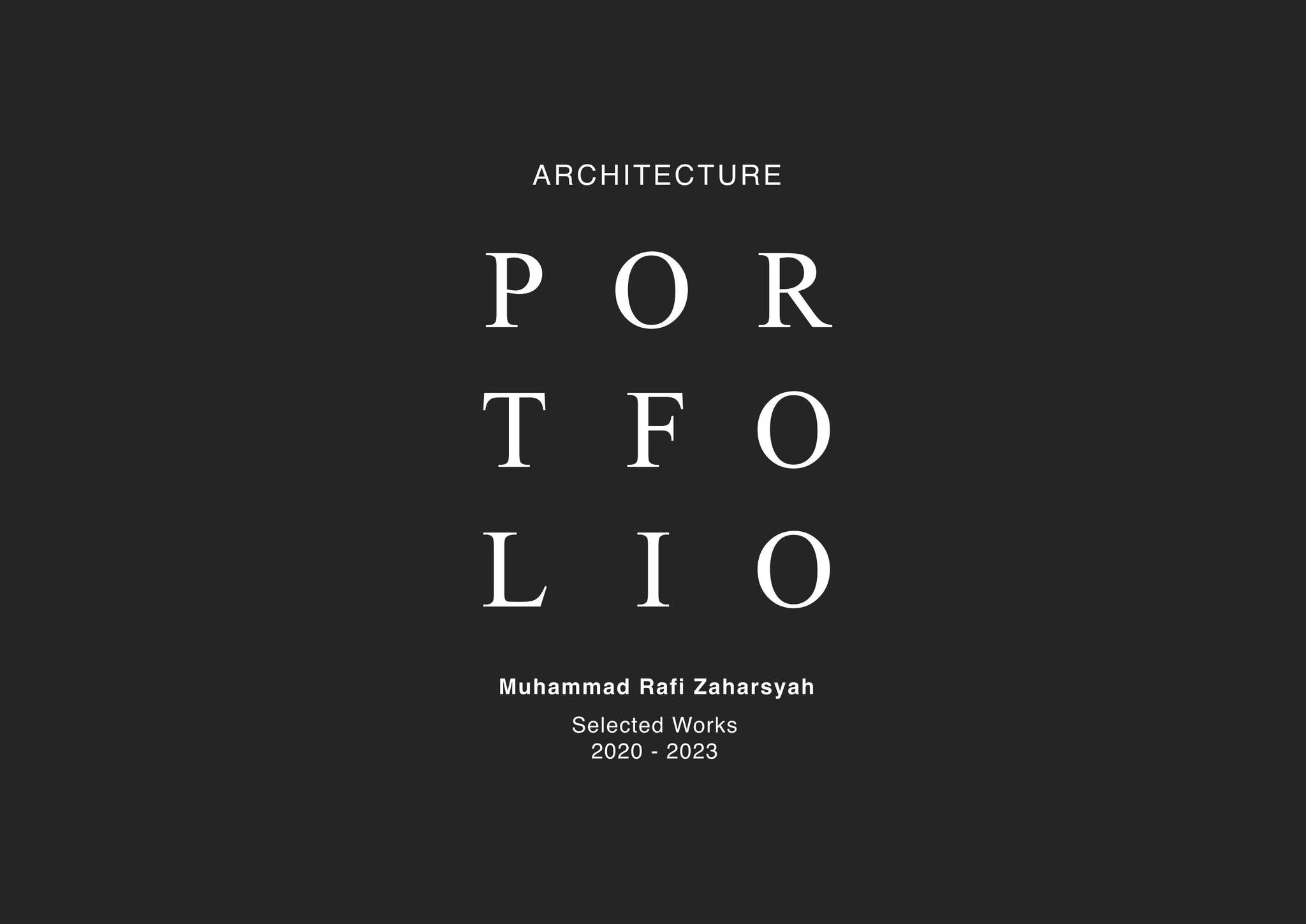 Architecture Portfolio by rafi.zaharsyah - Issuu