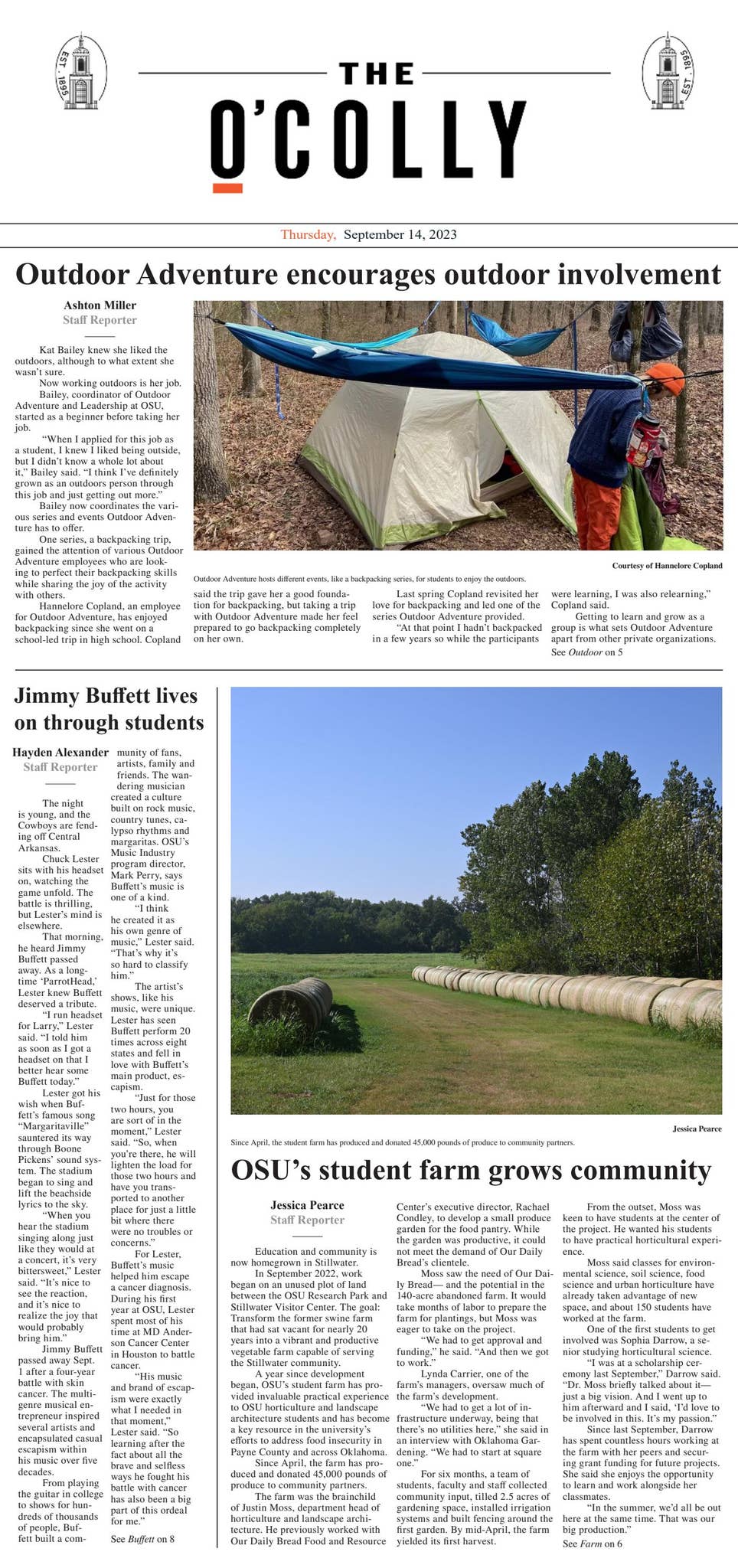 The O'Colly, Thursday, September 14 2023. by The O'Colly - Issuu