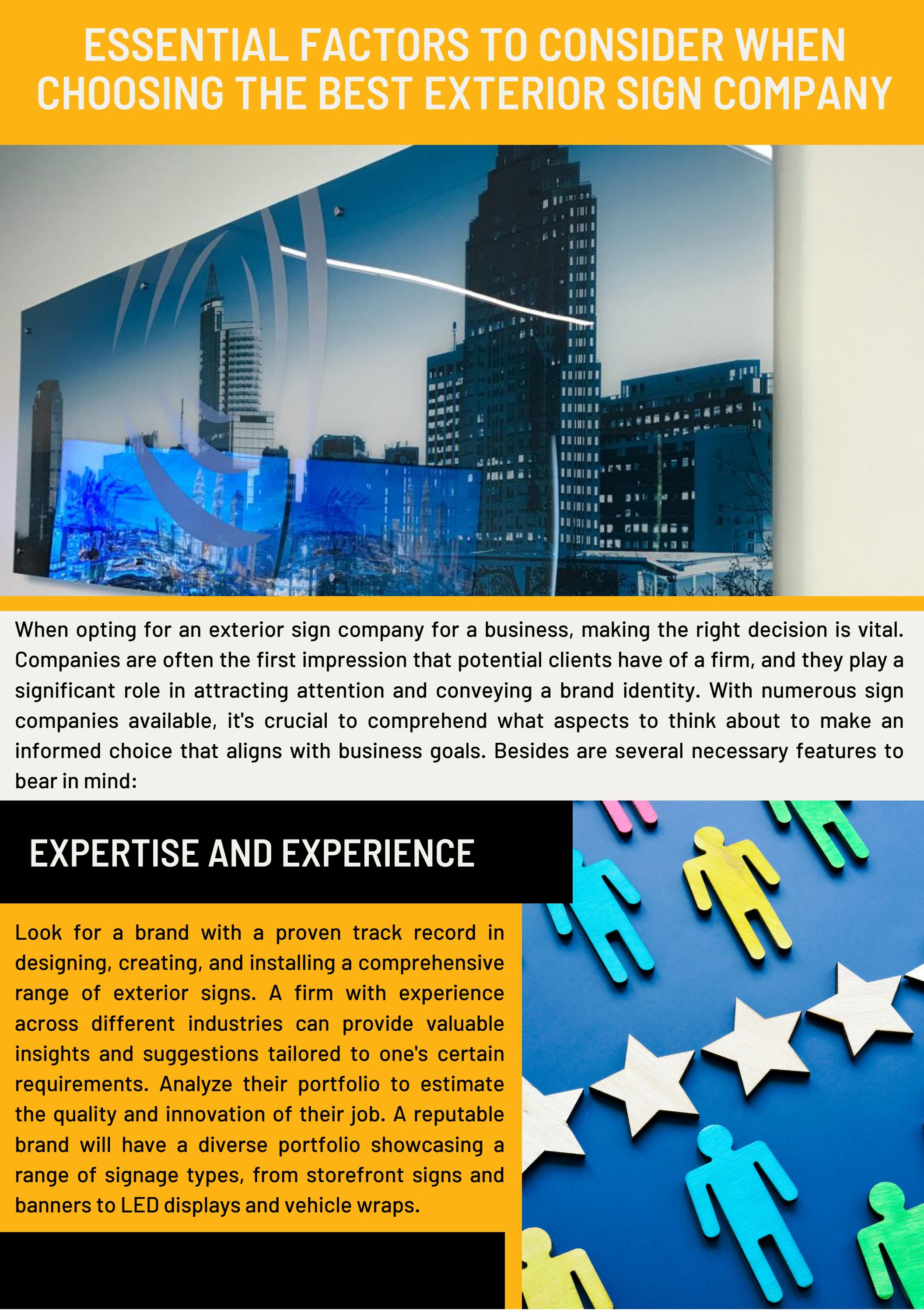 Essential Factors to Consider When Choosing the Best Exterior Sign ...