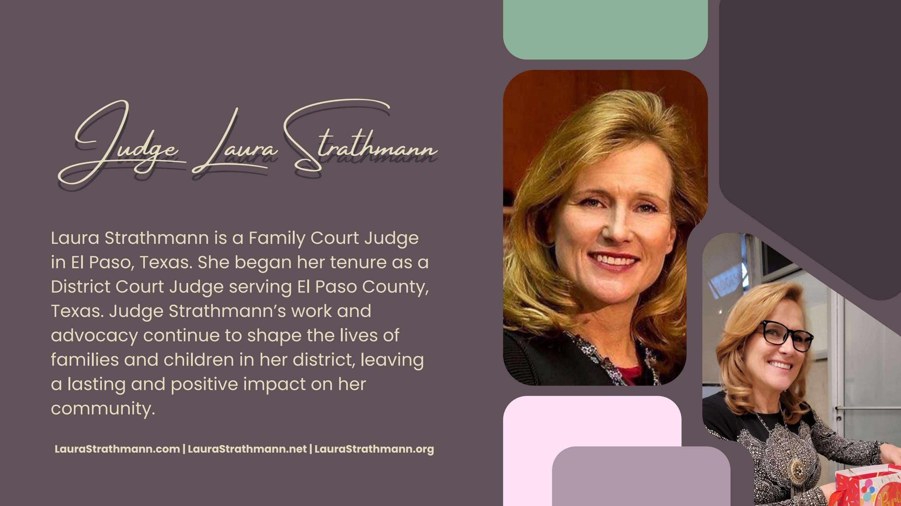 Laura Strathmann | Family Court Judge in El Paso, Texas by Laura ...