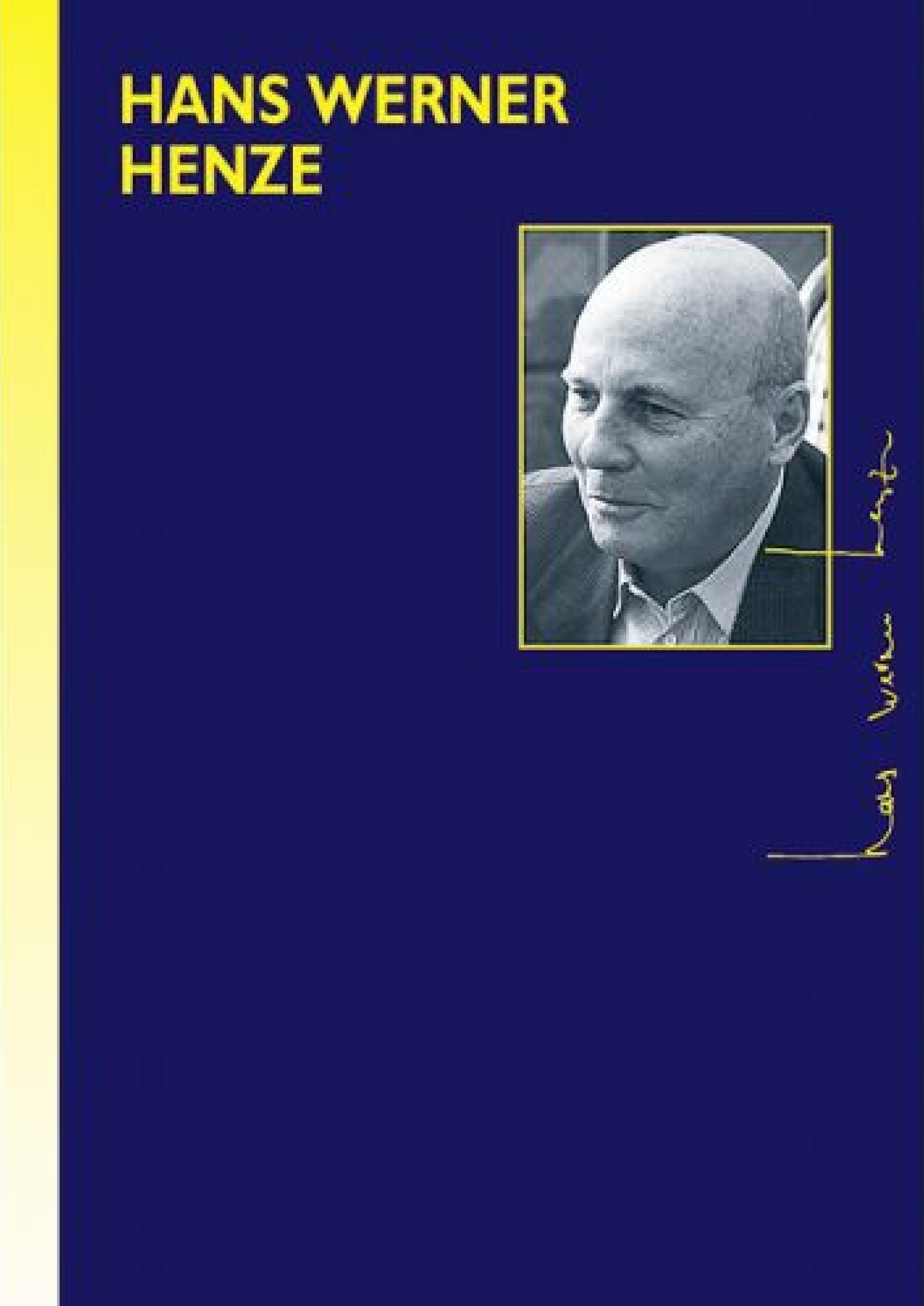 Hans Werner Henze by Schott Music - Issuu