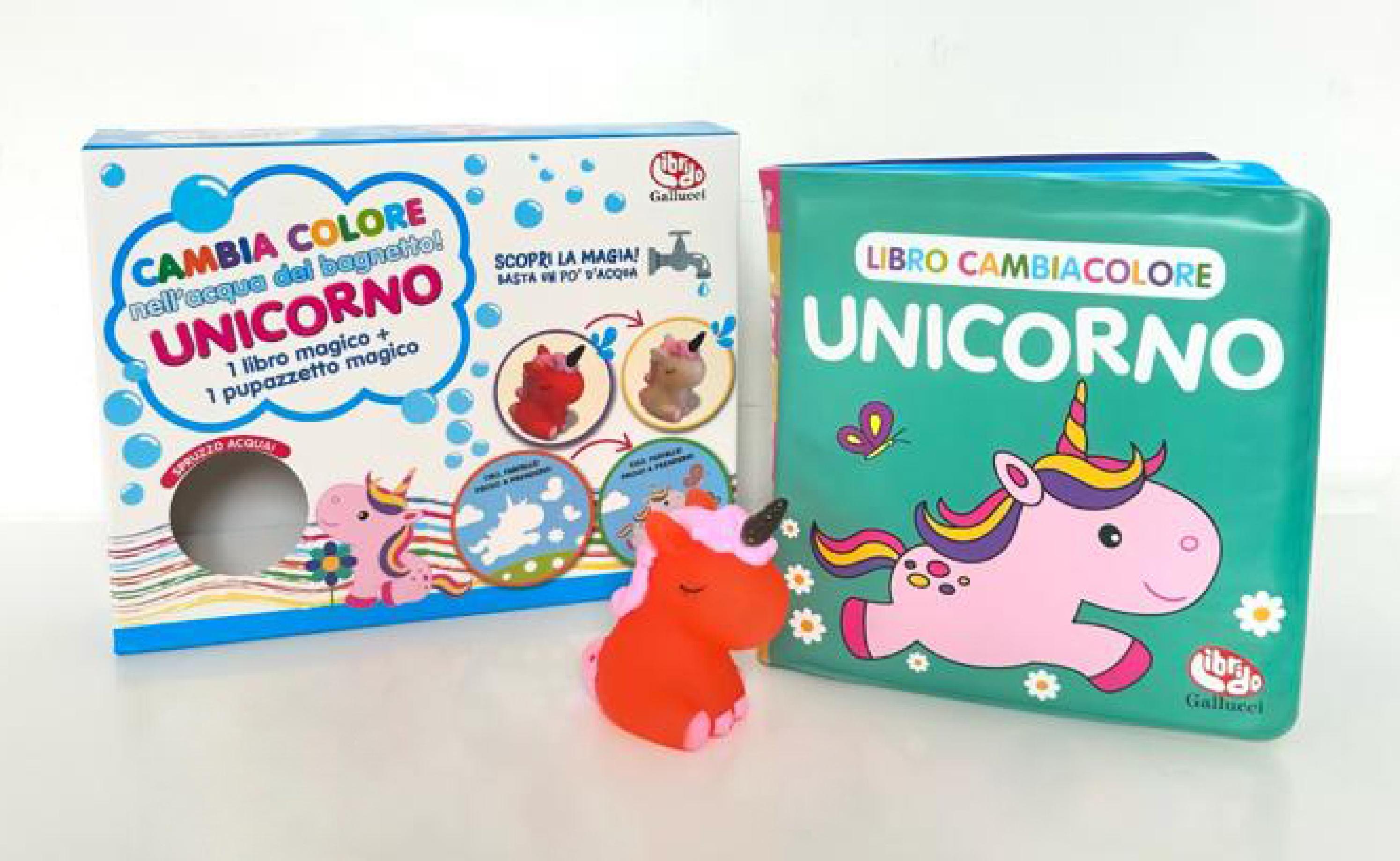 Cambia colore nell’acqua del bagnetto! Unicorno by Carlo Gallucci ...