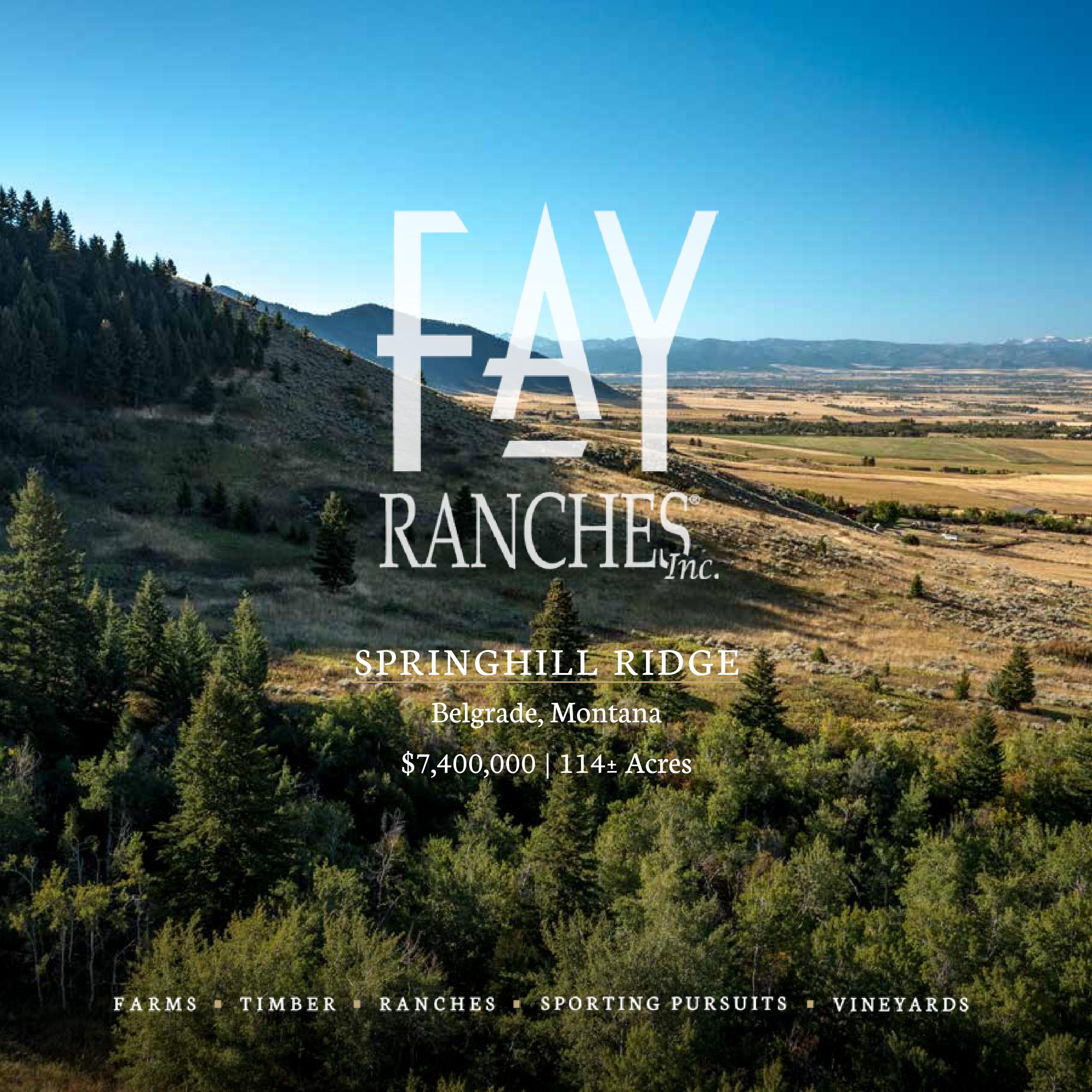 Springhill Ridge | Fay Ranches by Fay Ranches - Issuu
