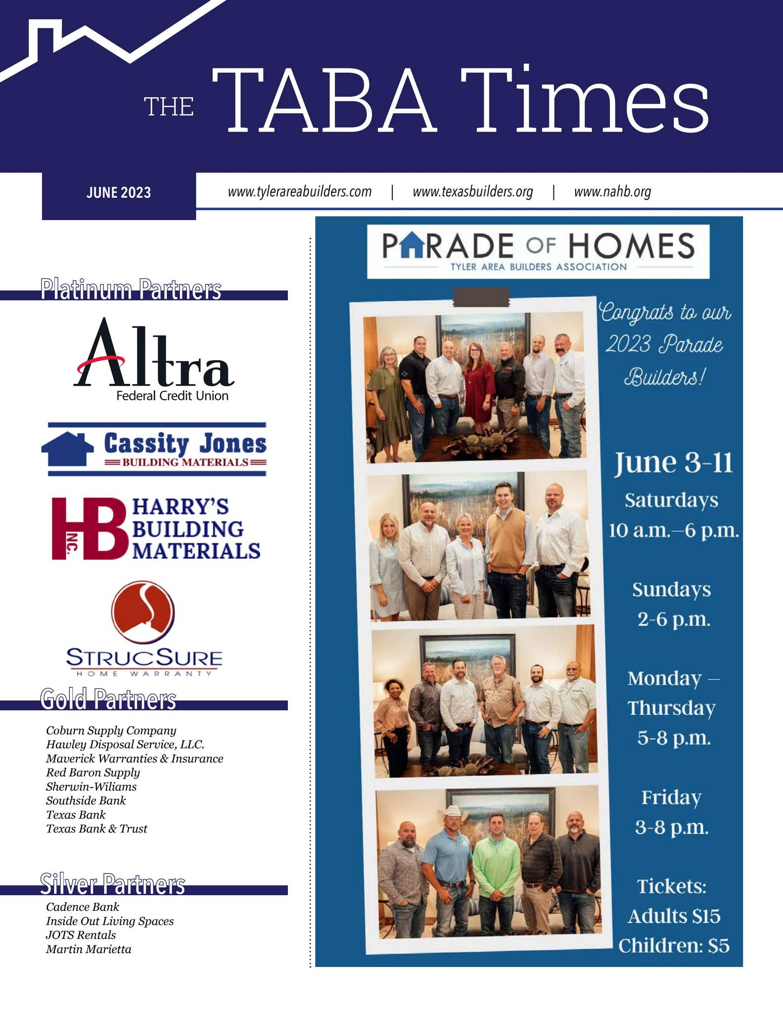 Newsletter June 23 by Tyler Area Builders Association - Issuu