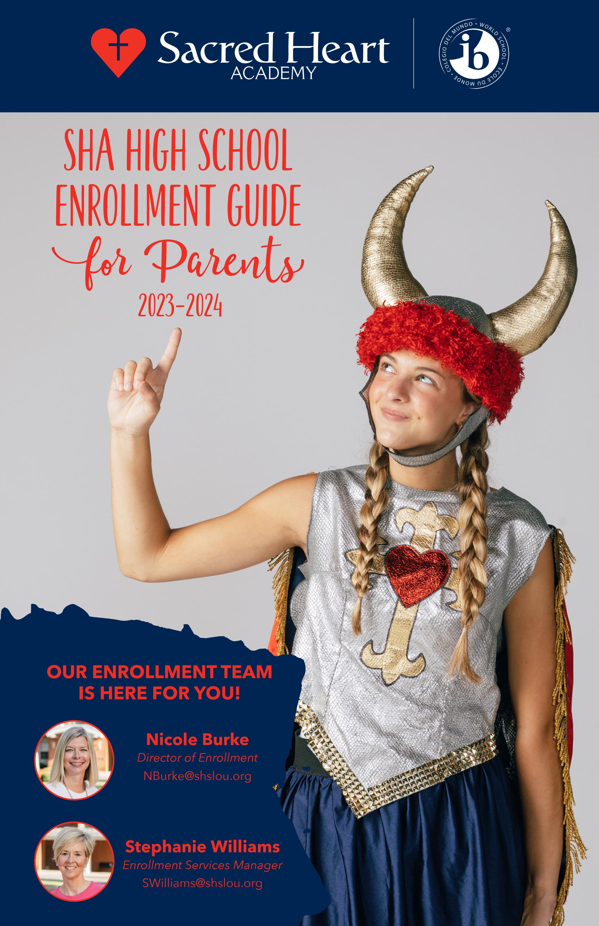 SHA Parent Enrollment Guide by shslou - Issuu
