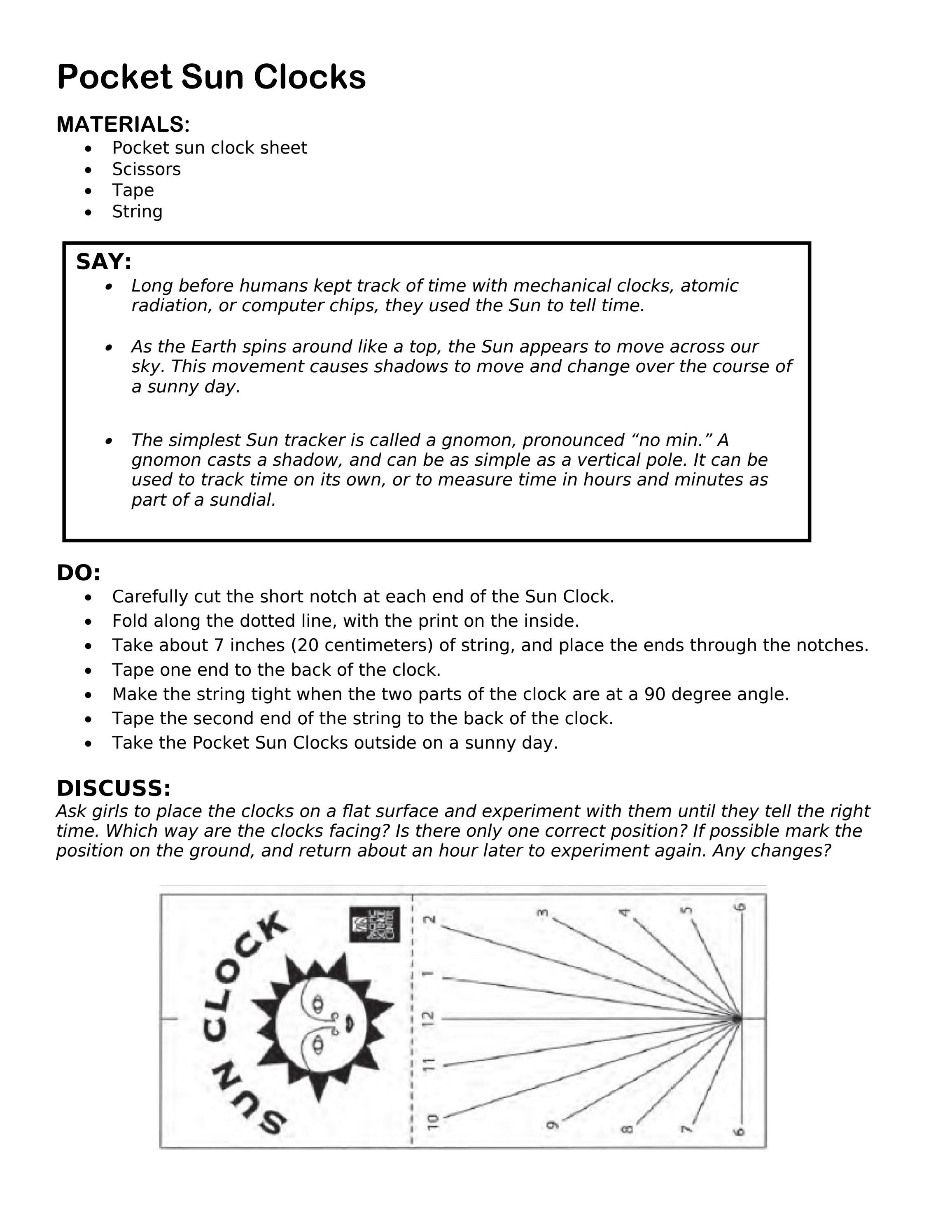 pocket sun dials by gsnetxprograms - Issuu