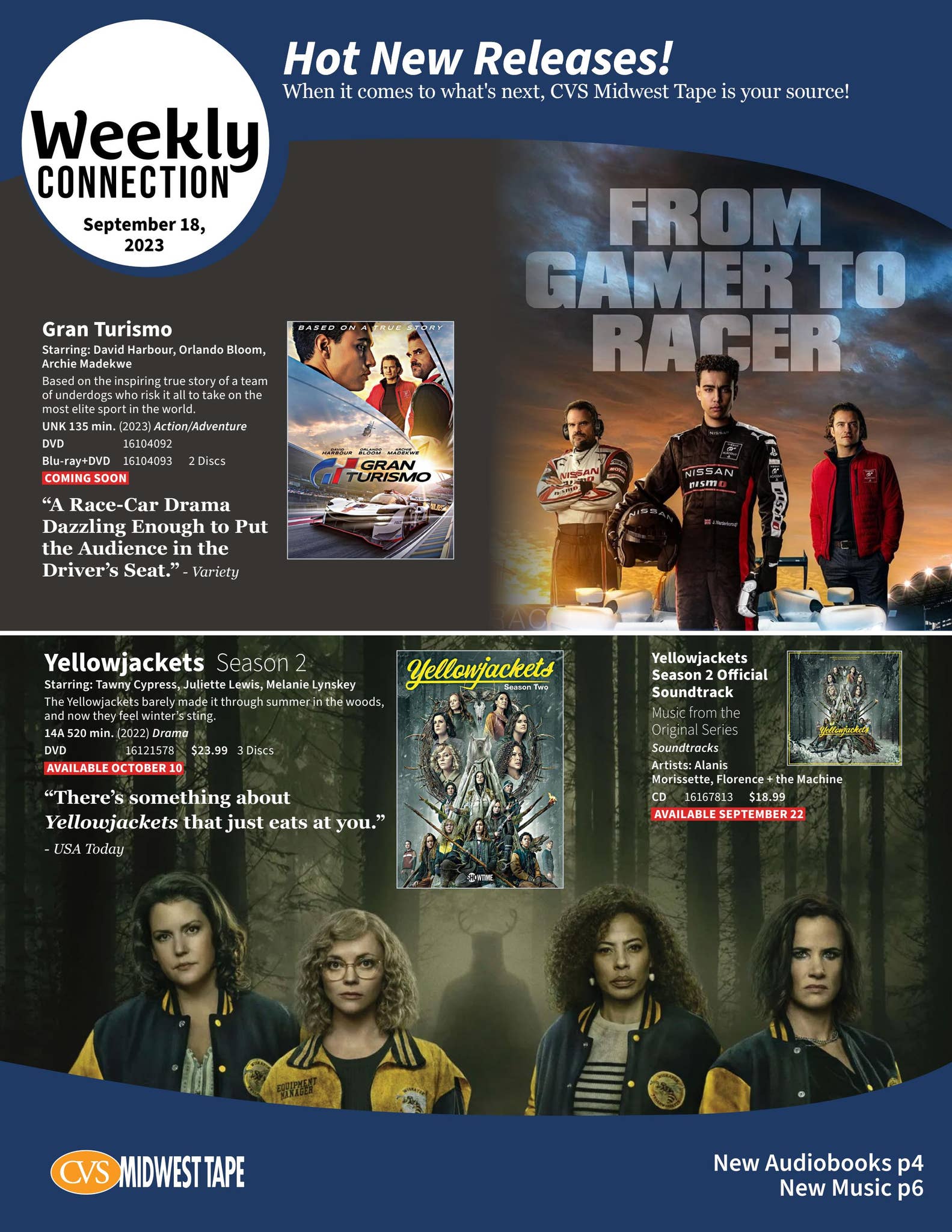 CVS Weekly September 18 2023 by CVS Midwest Tape - Issuu