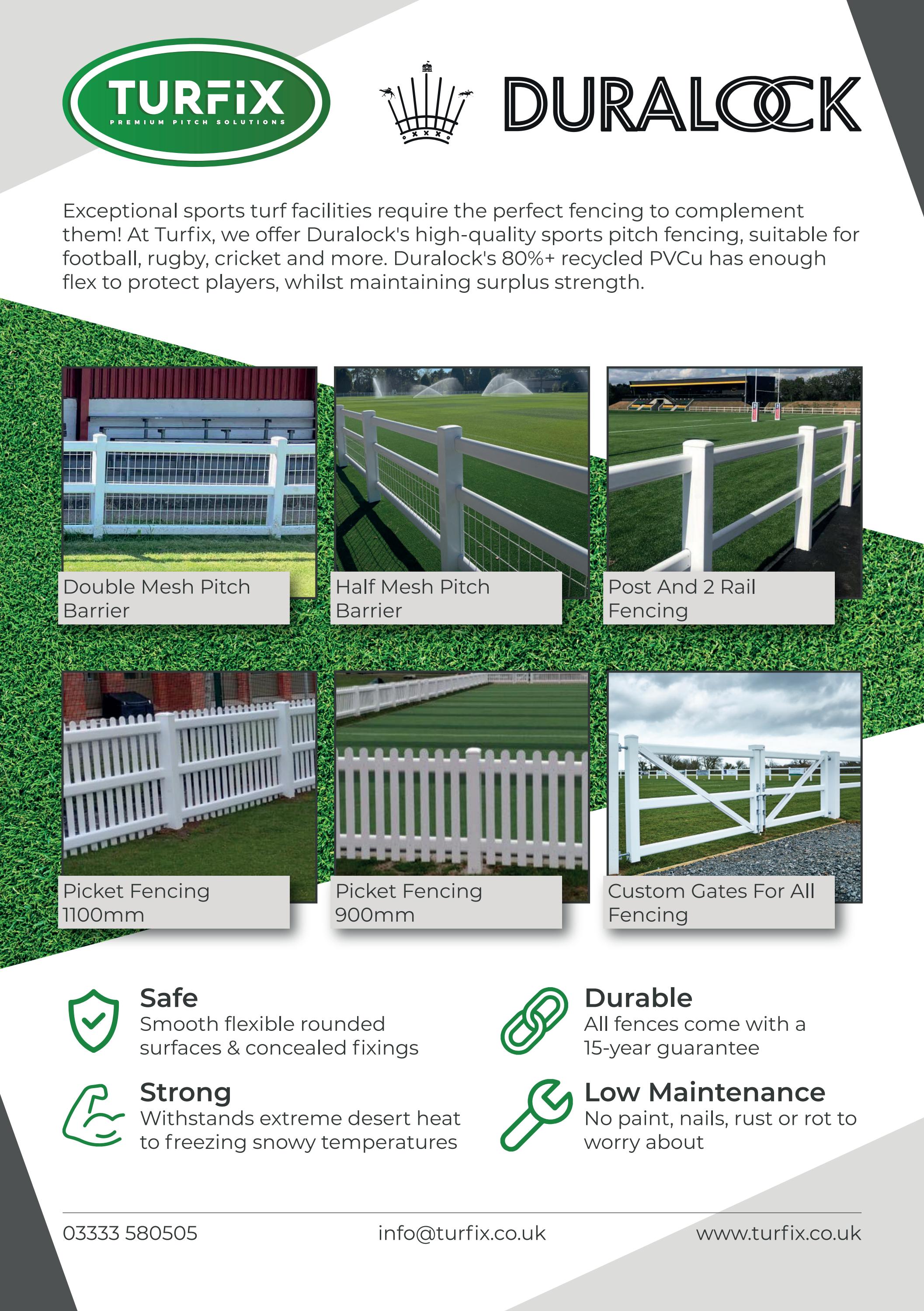 Duralock x Turfix Flyer by The Pitchmark Group - Issuu