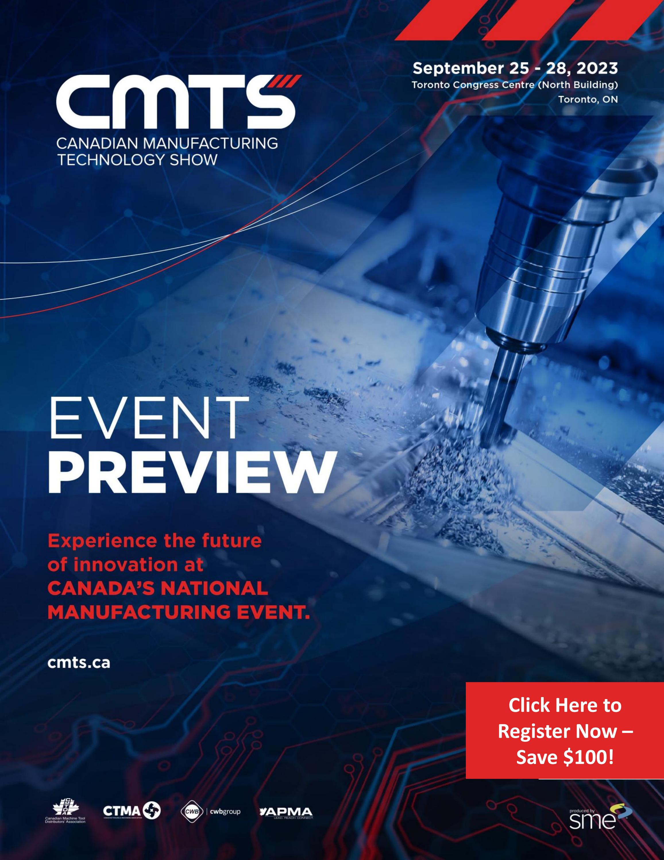 Canadian Manufacturing Technology Show 2023 Event Preview by SME Events ...