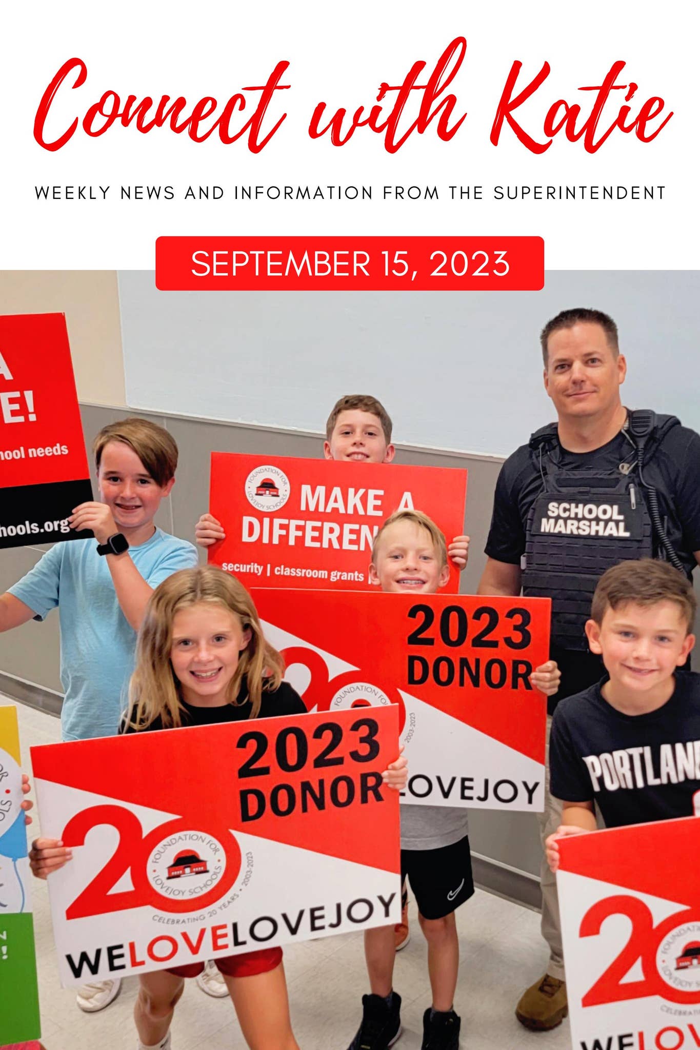 Connect with Katie.09.15.2023.Issue 08 by Lovejoy ISD - Issuu