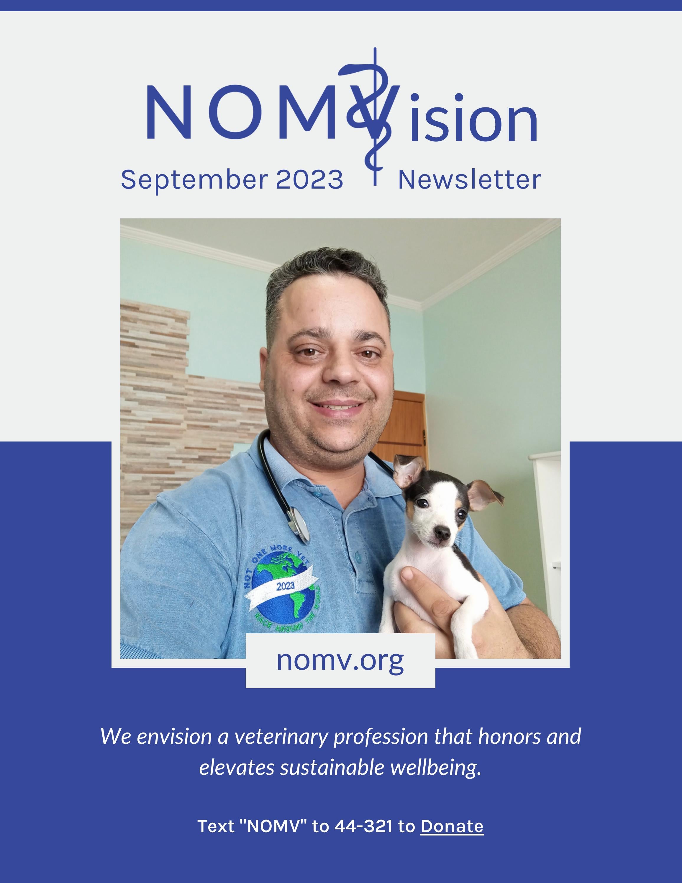 September 2023 Newsletter by Not One More Vet - Issuu