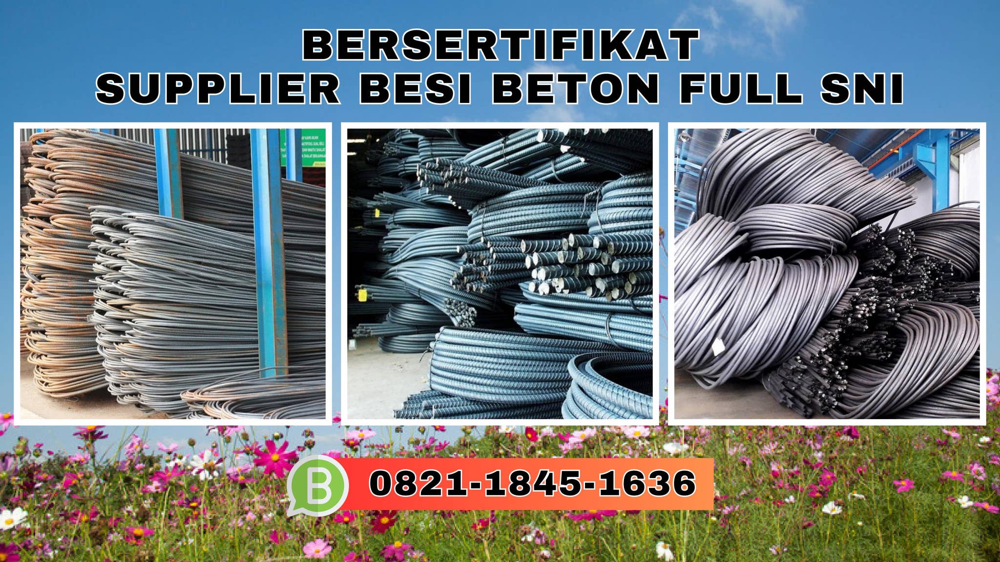 BERSERTIFIKAT, WA 0821-1845-1636 Jual Besi Beton Bandung Kota Banjar by ...