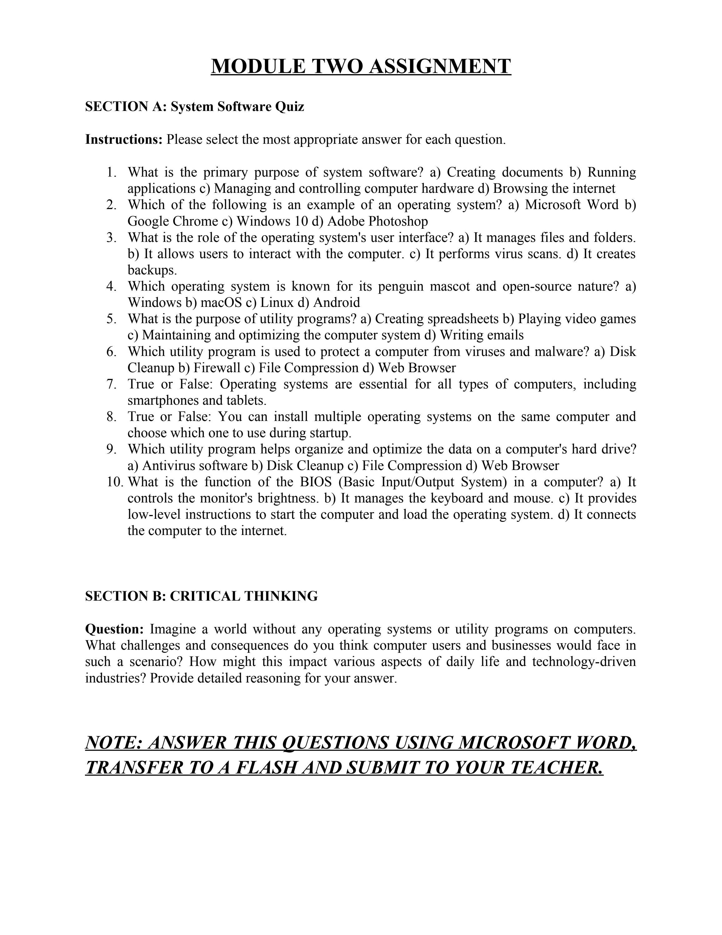 MODULE 2 ASSIGNMENT by Gra chef - Issuu
