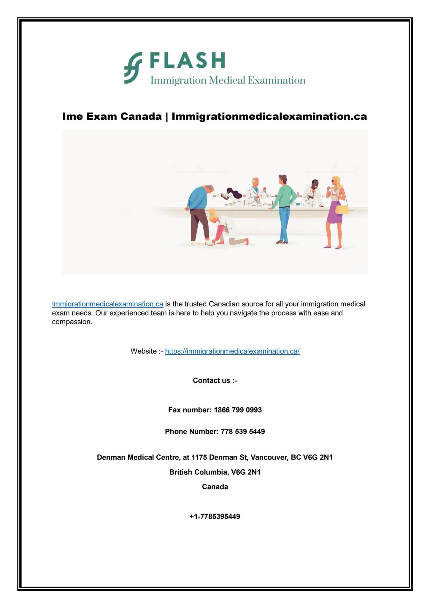 Ime Exam Canada | Immigrationmedicalexamination.ca by ...