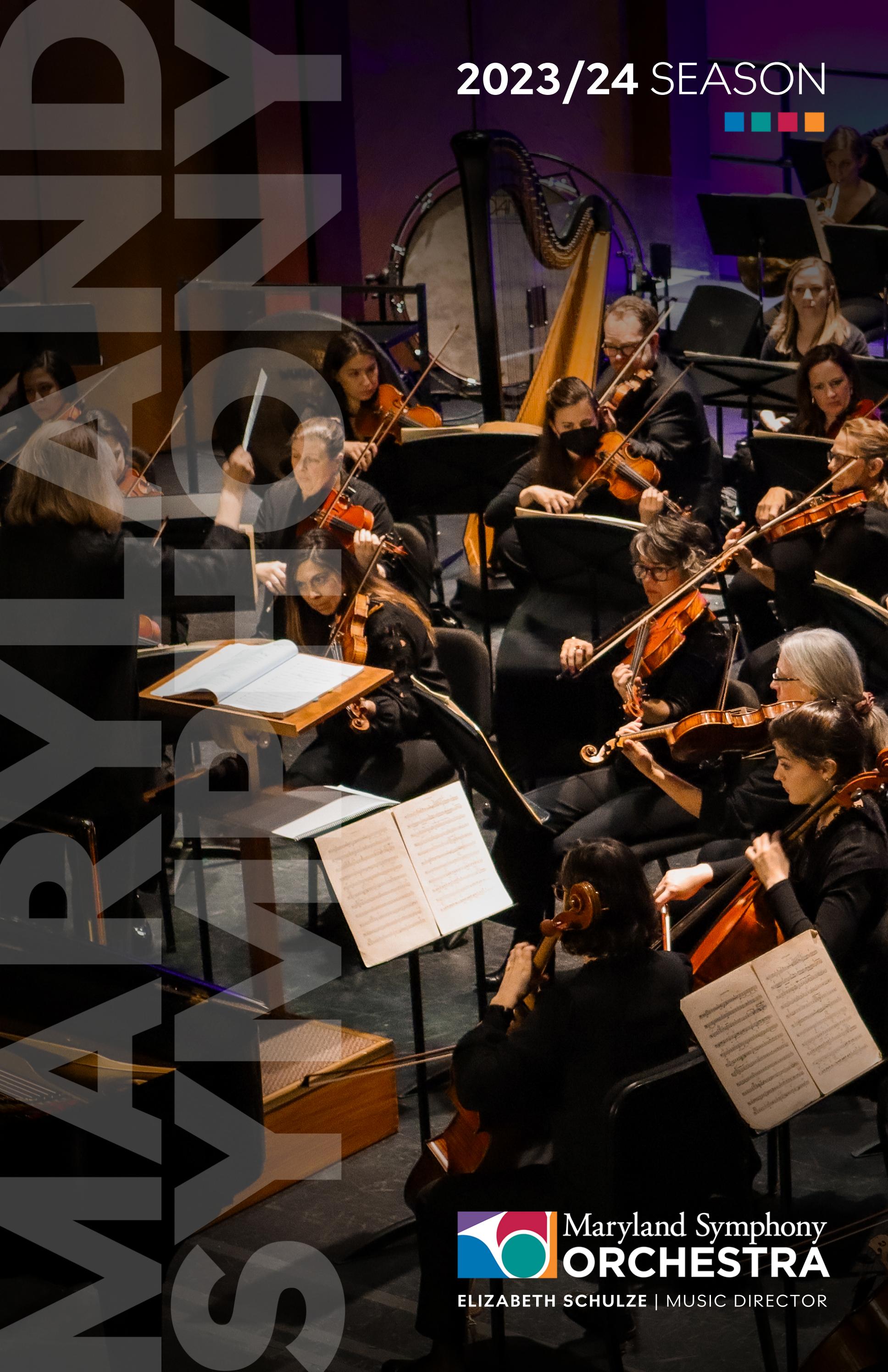 Maryland Symphony Orchestra 2023|24 Concert Season by The Maryland ...