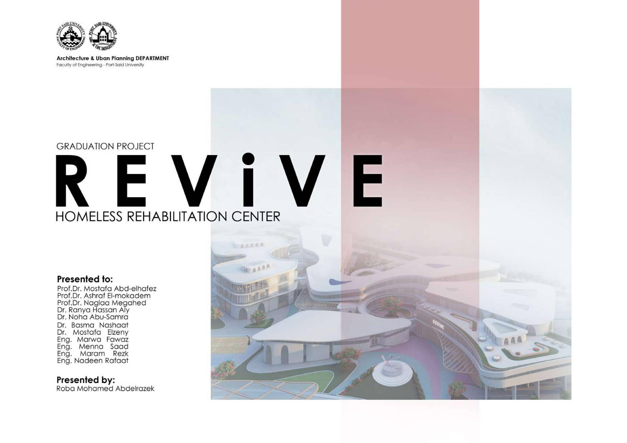 HOMELESS REHABILITATION CENTER - GRADUATION PROJECT PORTFOLIO by Roba ...