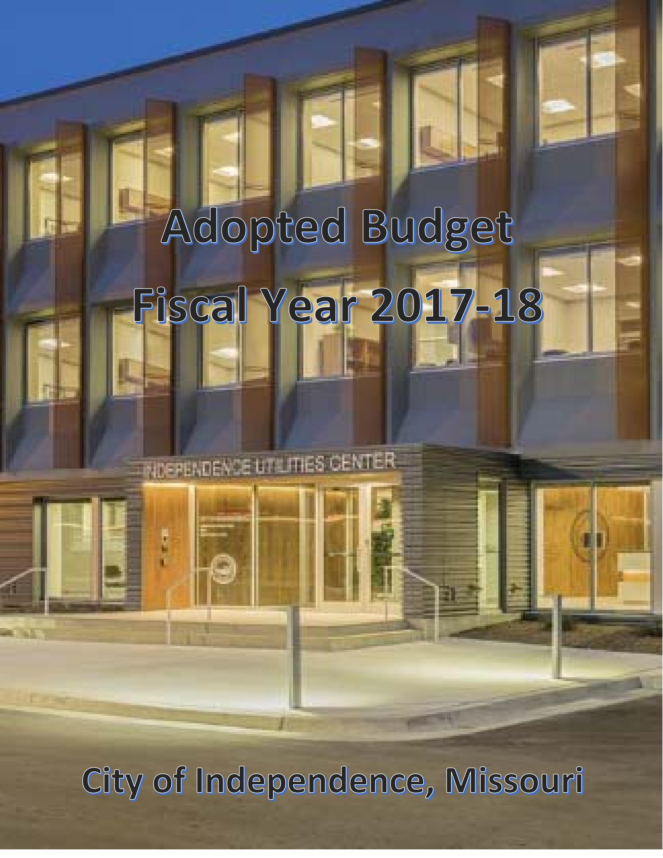 2017-2018 Adopted Budget by cityofindepmo - Issuu