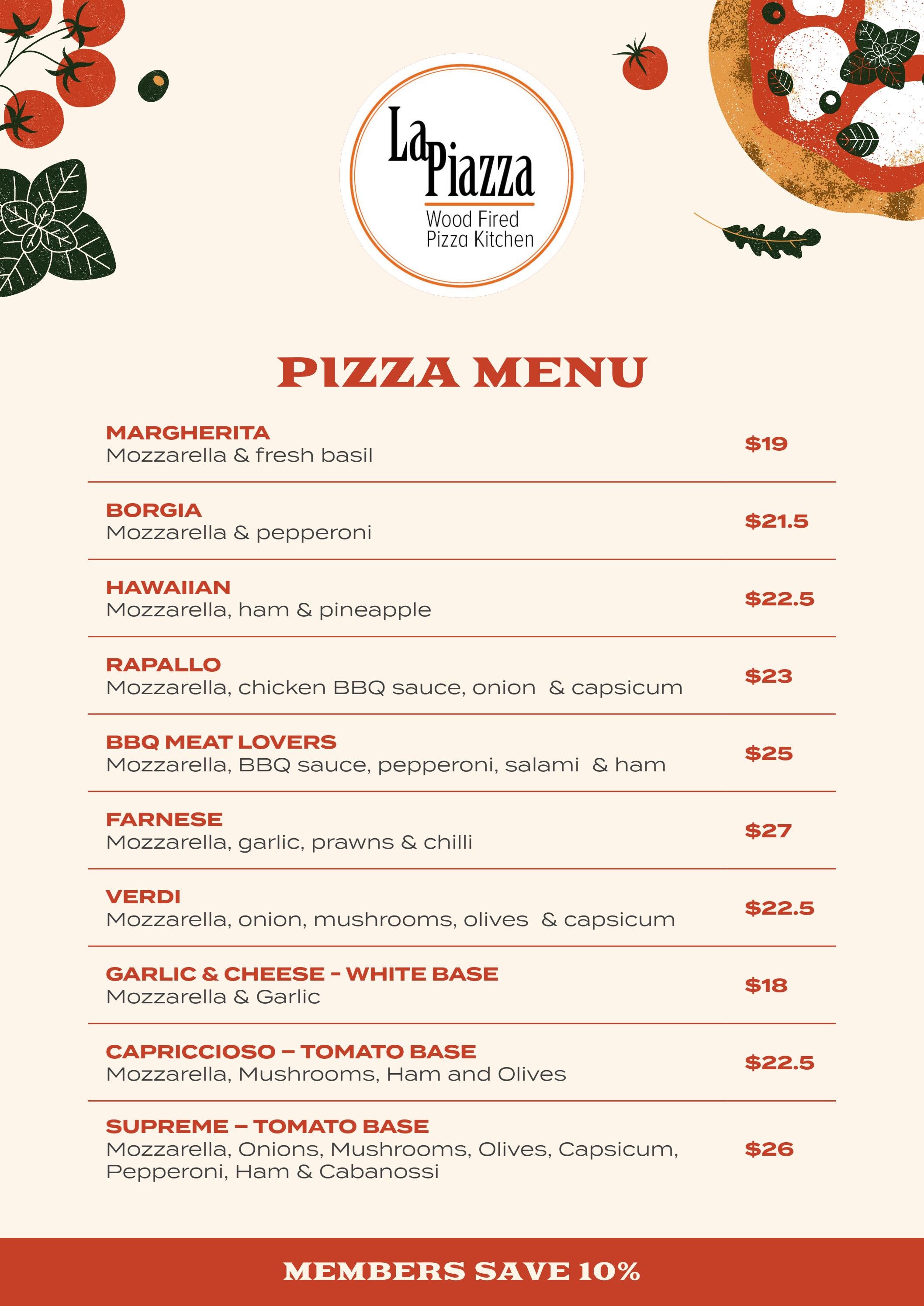 The Acres Pizza Kitchen Menu SEP23 by Bankstown Sports Club - Issuu