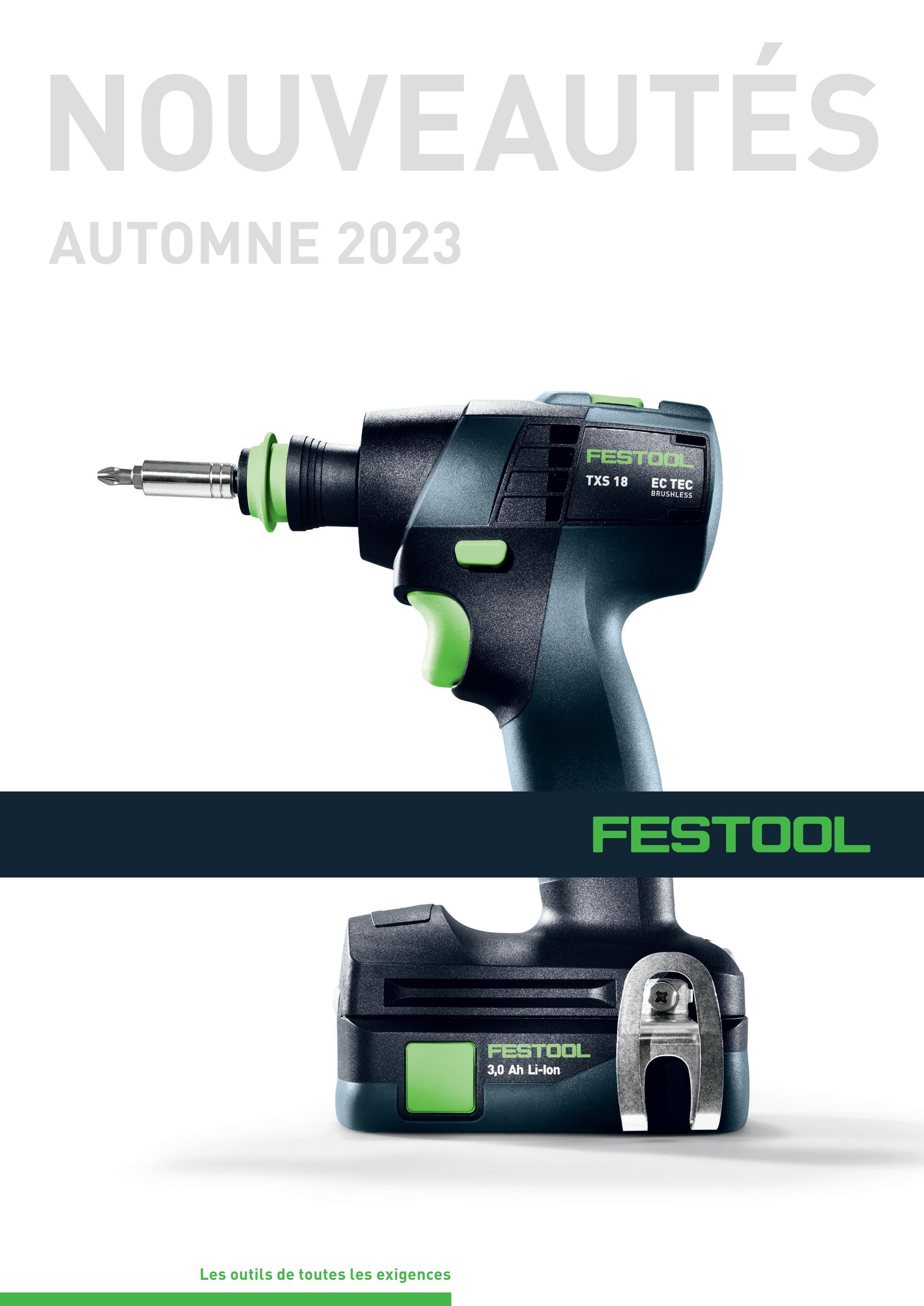 Nouveautés Automne 2023 by Festool Belgium - Issuu