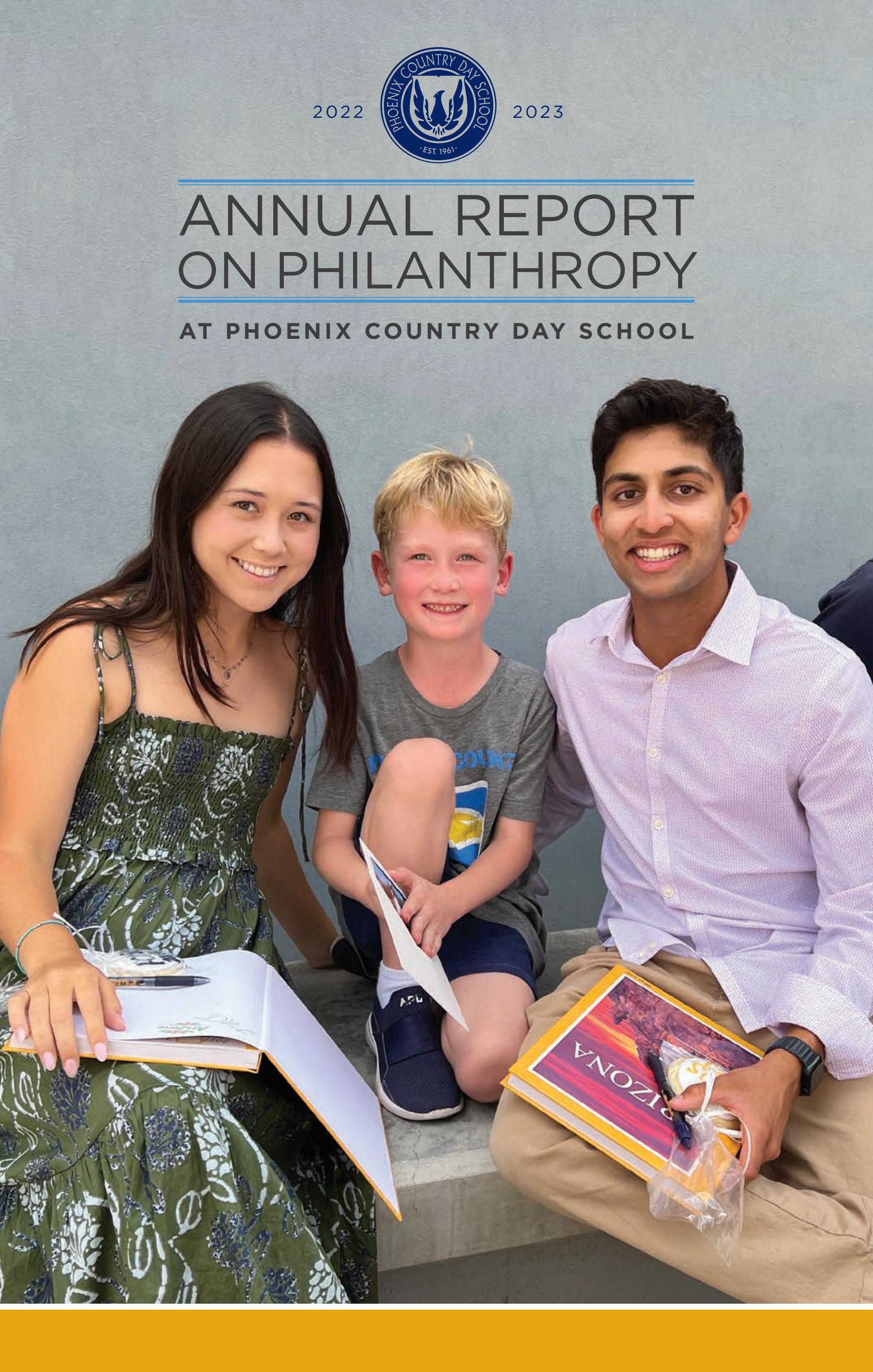 PCDS Annual Report on Philanthropy 2022-23 by Phoenix Country Day ...