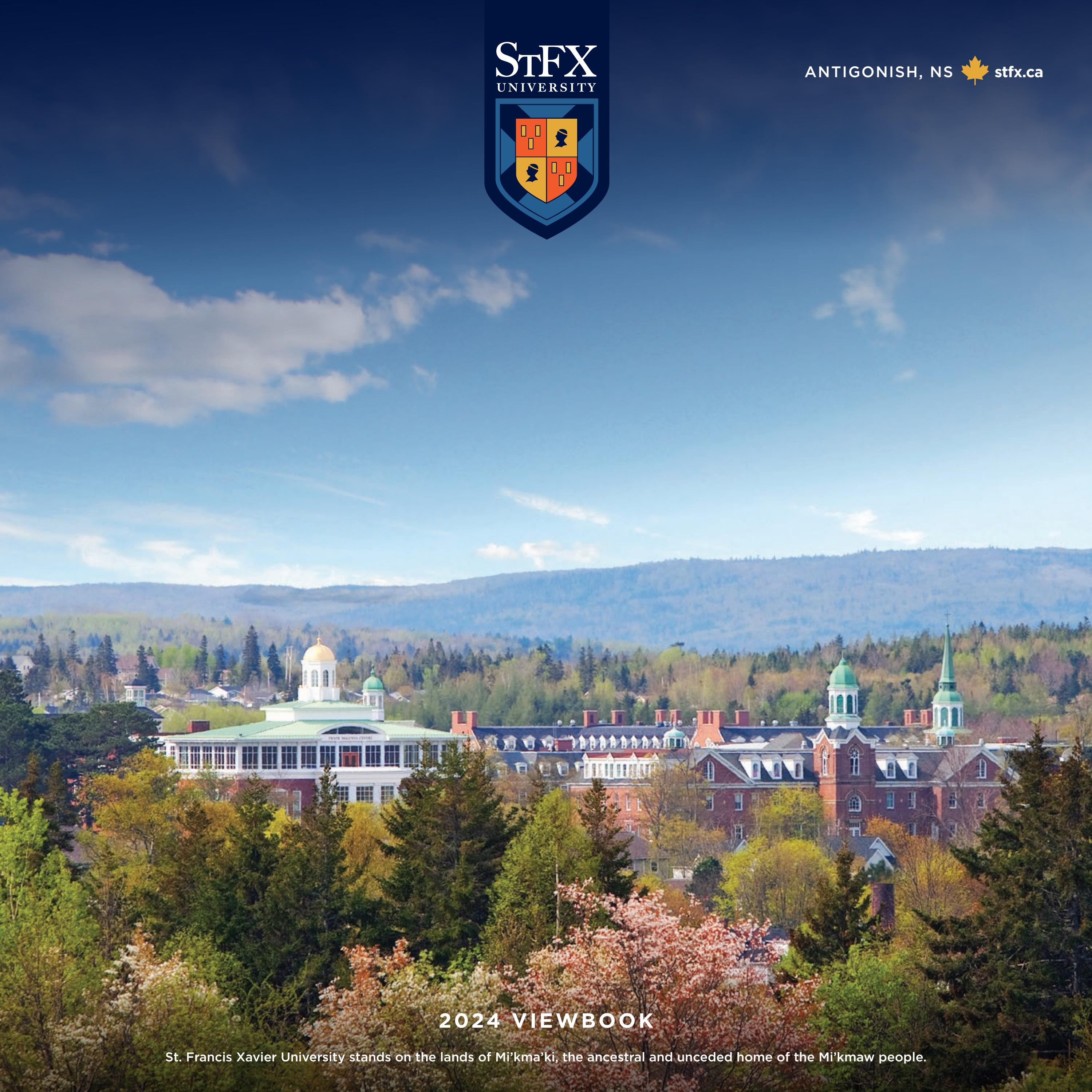 2024 StFX Viewbook by Stfx University - Issuu