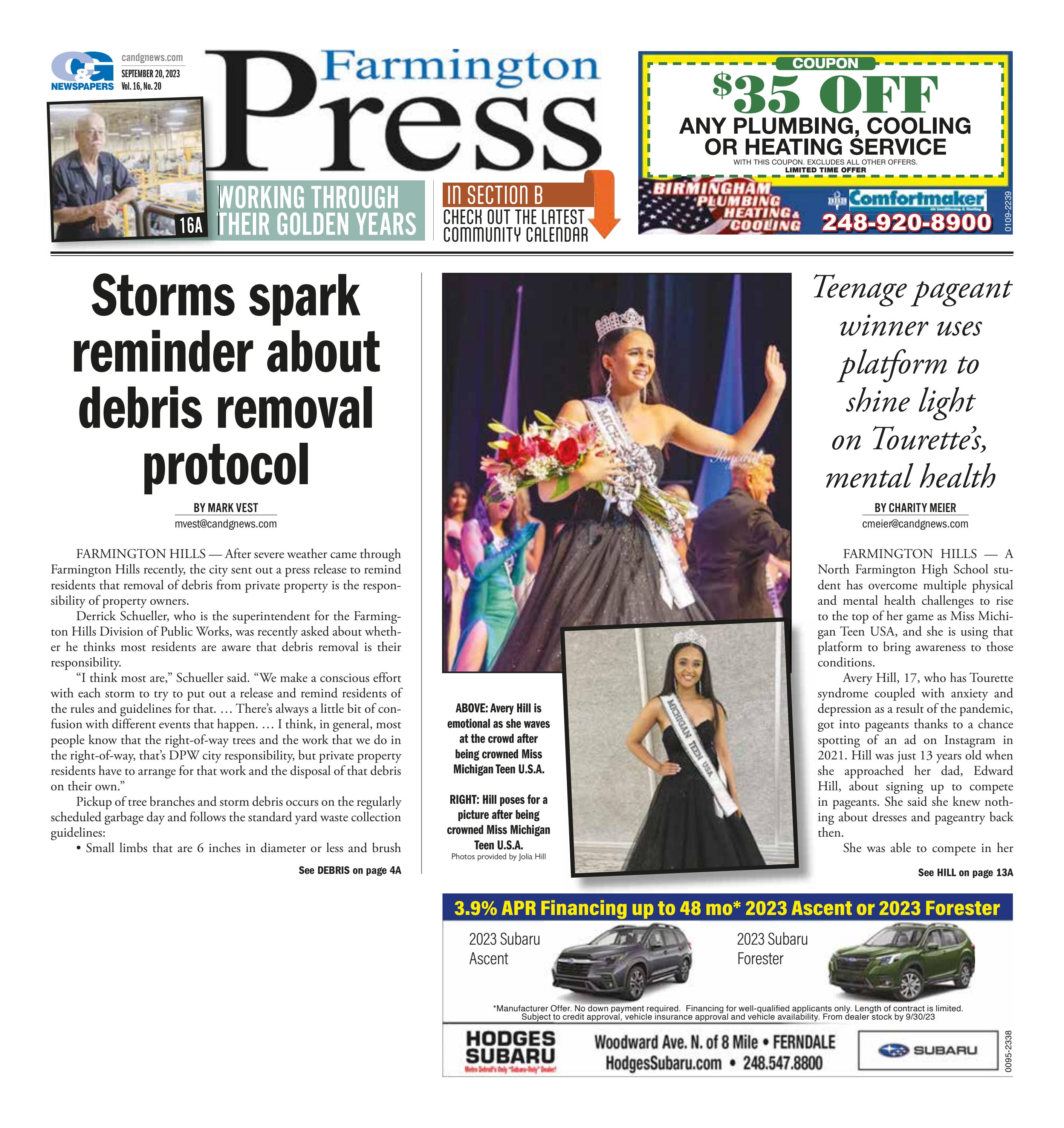 9/20/23 Farmington Press by C & G Newspapers - Issuu