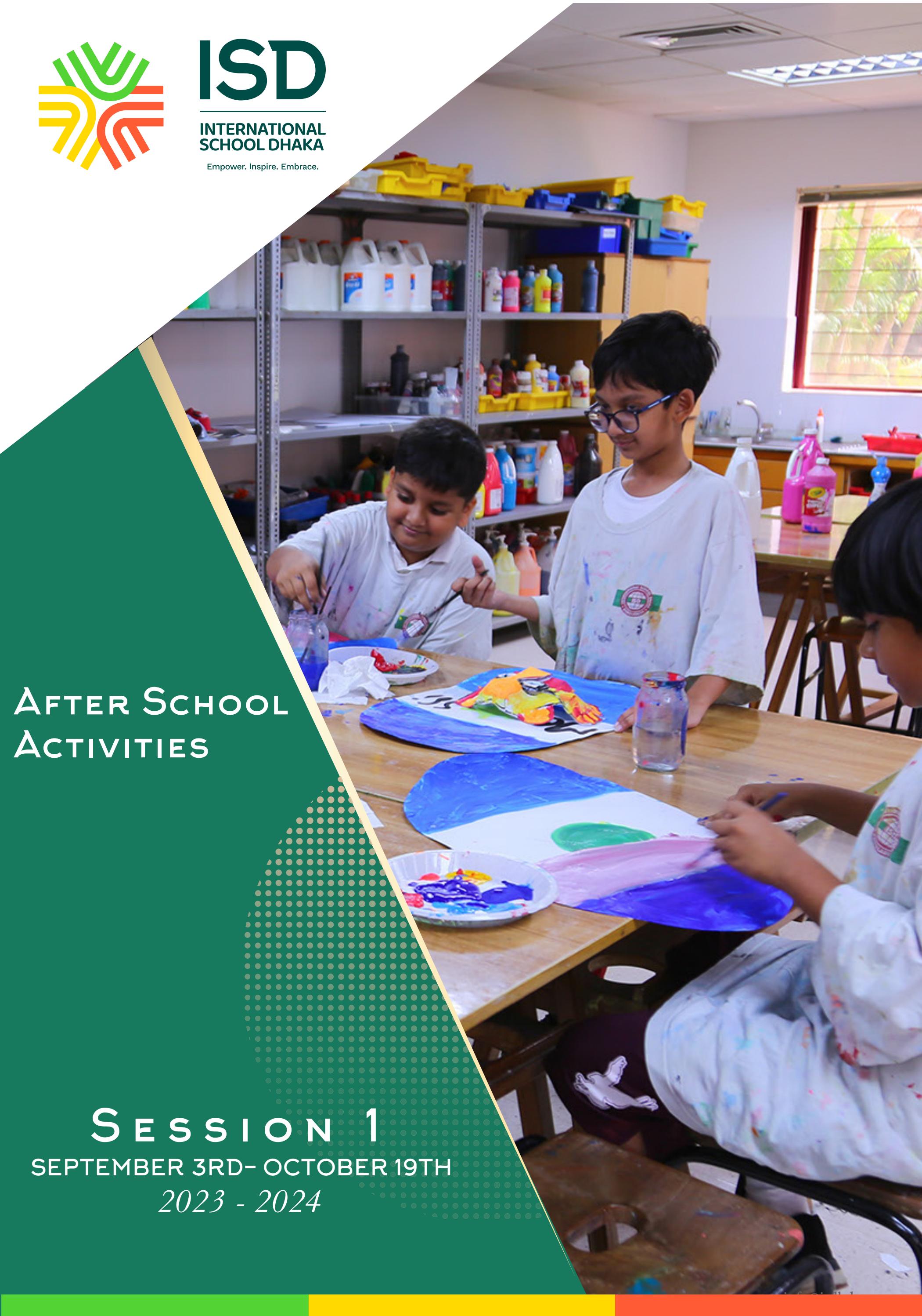 After School Activities by International School Dhaka - Issuu