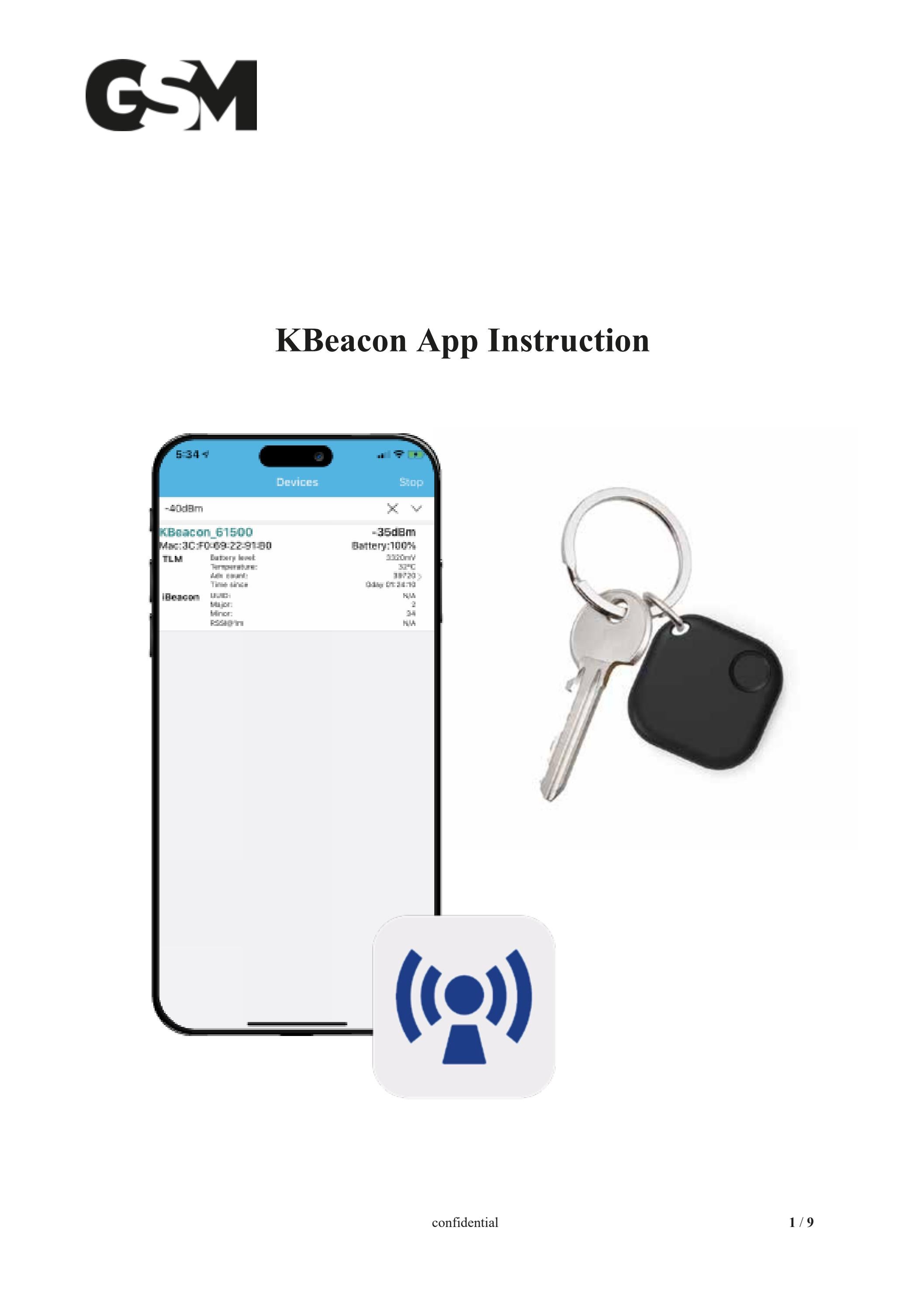 Kbeacon - iBeacon ENG vejledning by GSM Teknik - Issuu