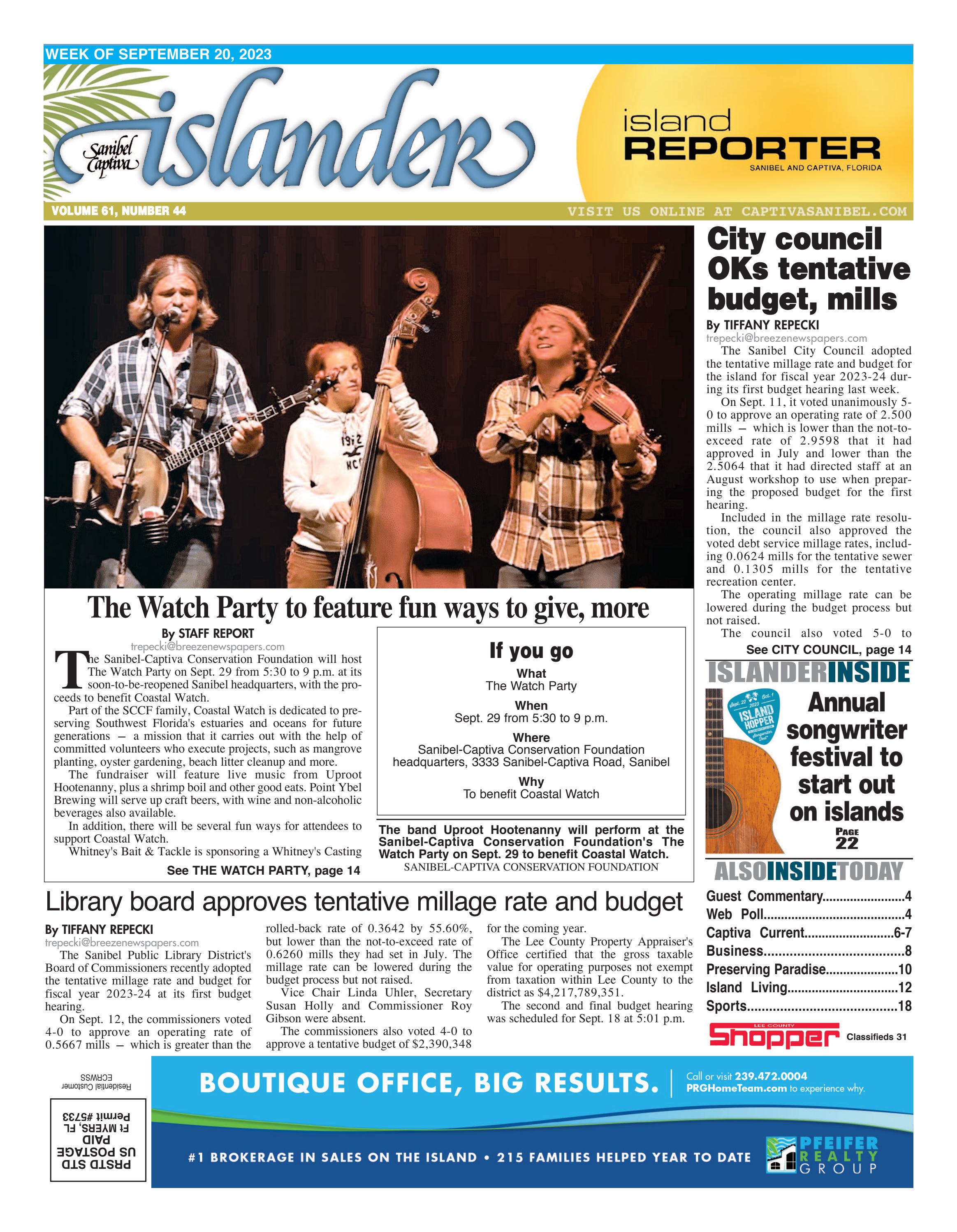 Sanibel Island Reporter/Islander by BreezeNewspapers - Issuu