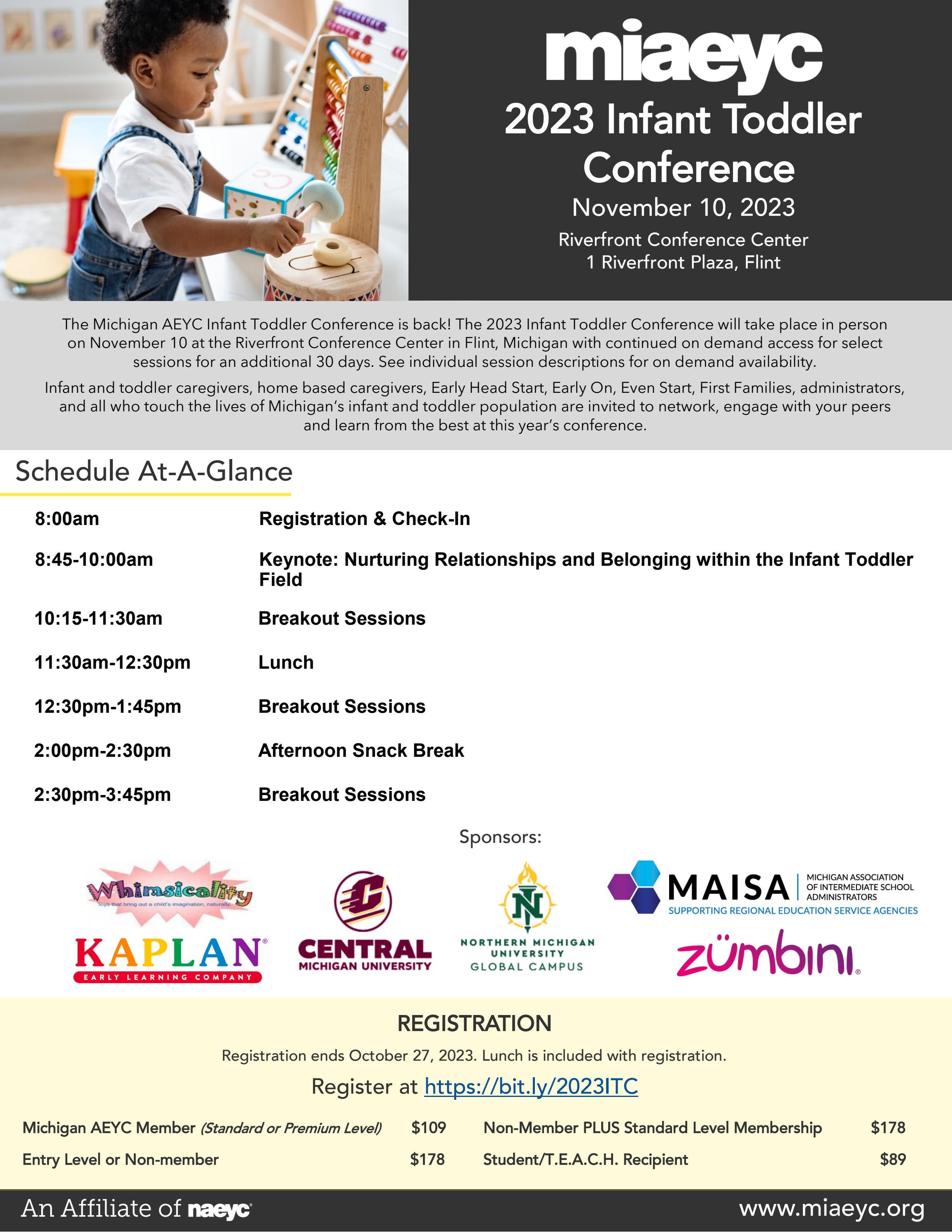 Michigan AEYC 2023 Infant Toddler Conference by miaeyc - Issuu