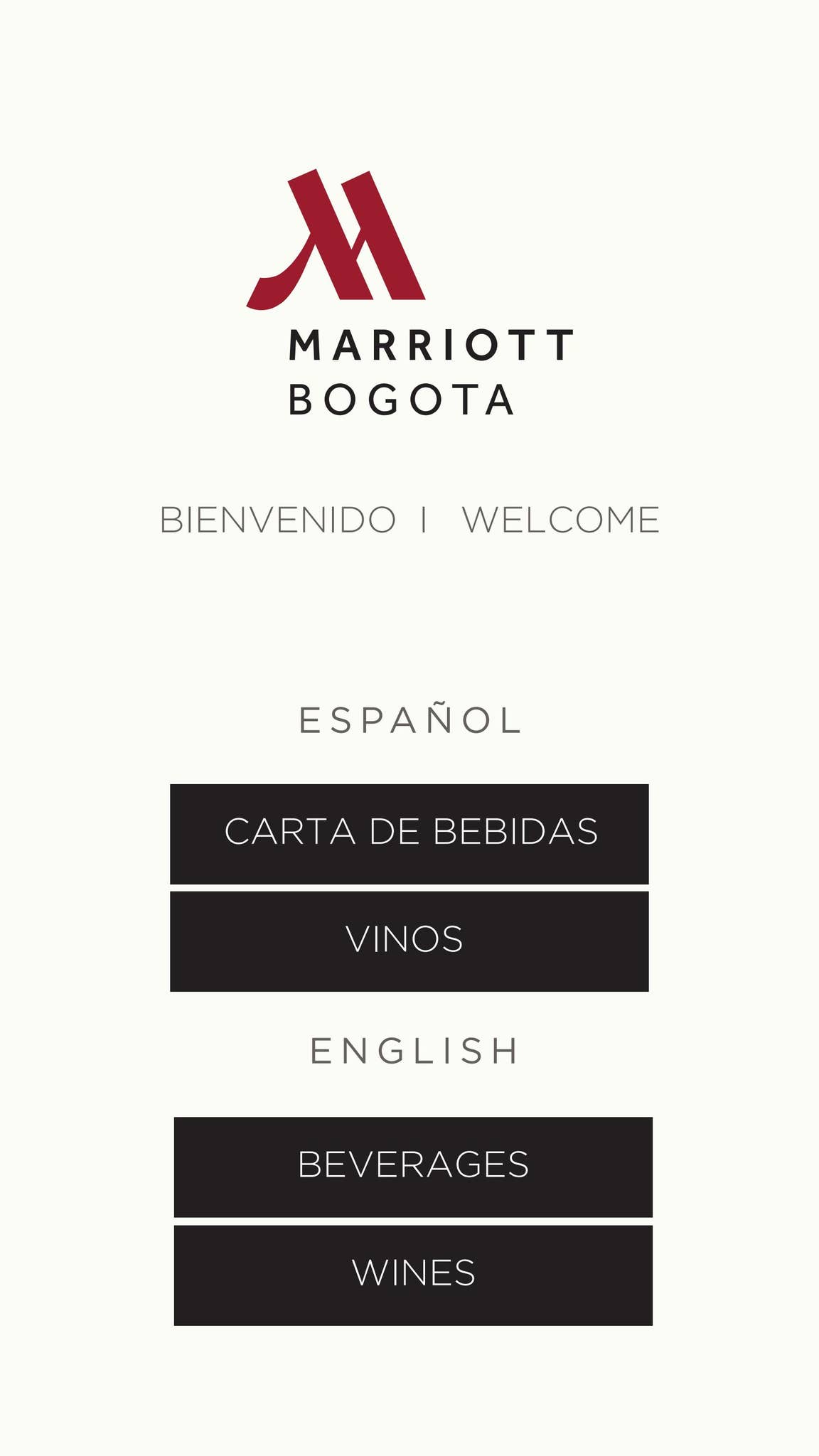 Marriott Bogota Menú Bebidas by realhr - Issuu